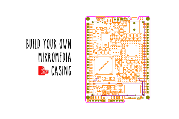 Free download: DXF files for mikromedia boards
