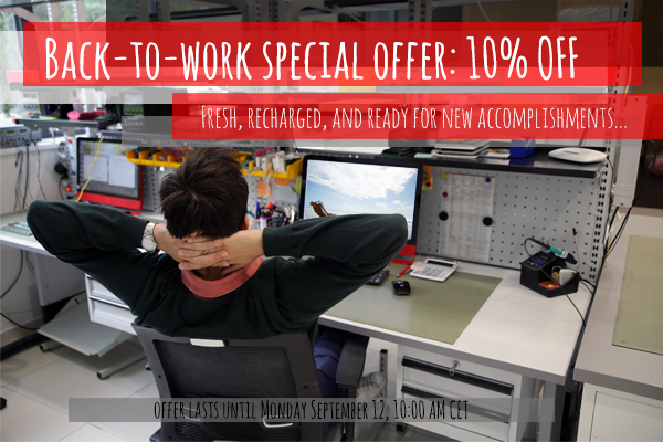 Back-to-work special offer: 10% OFF everything in our store