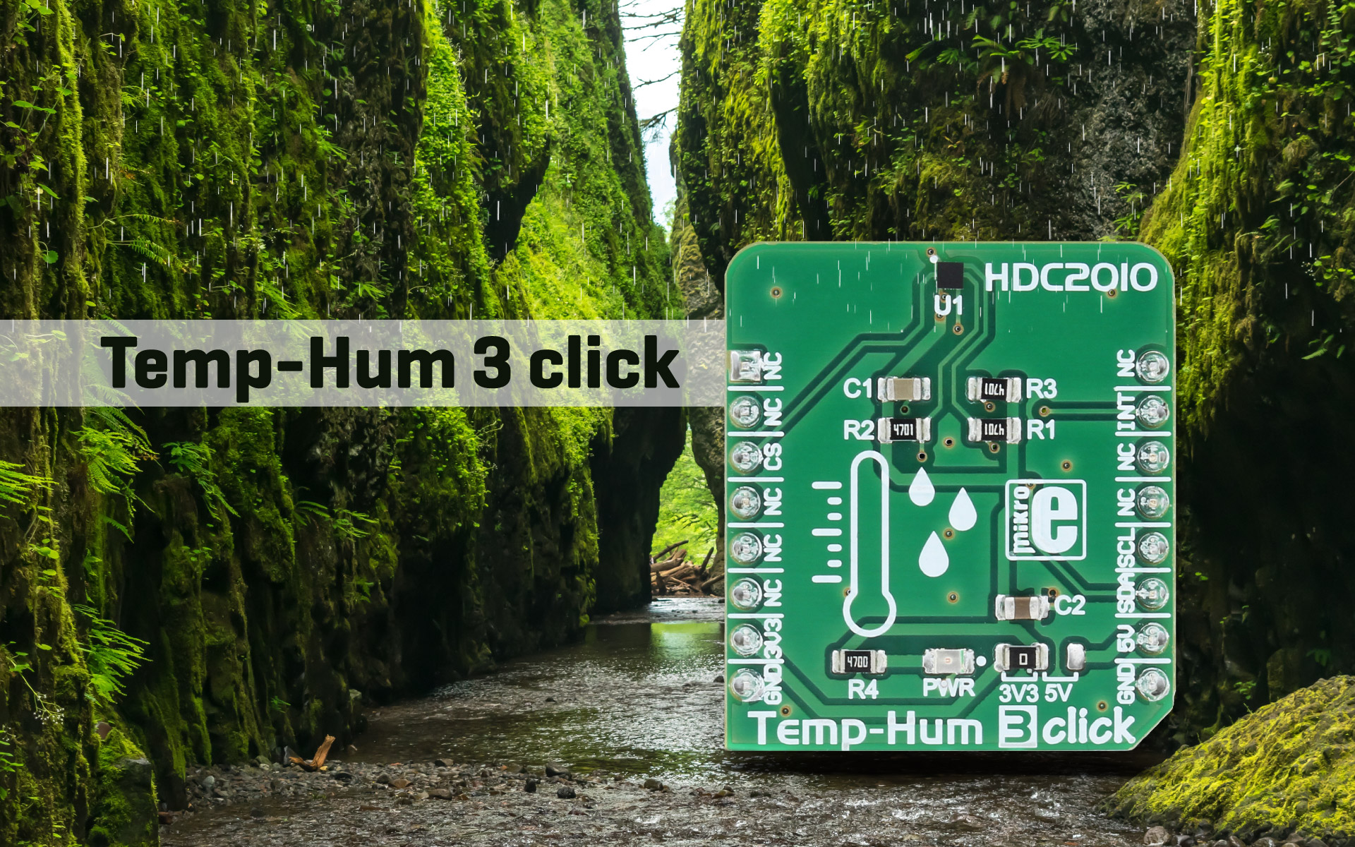 Temp-Hum 3 click - smart environmental and humidity sensor - MIKROE