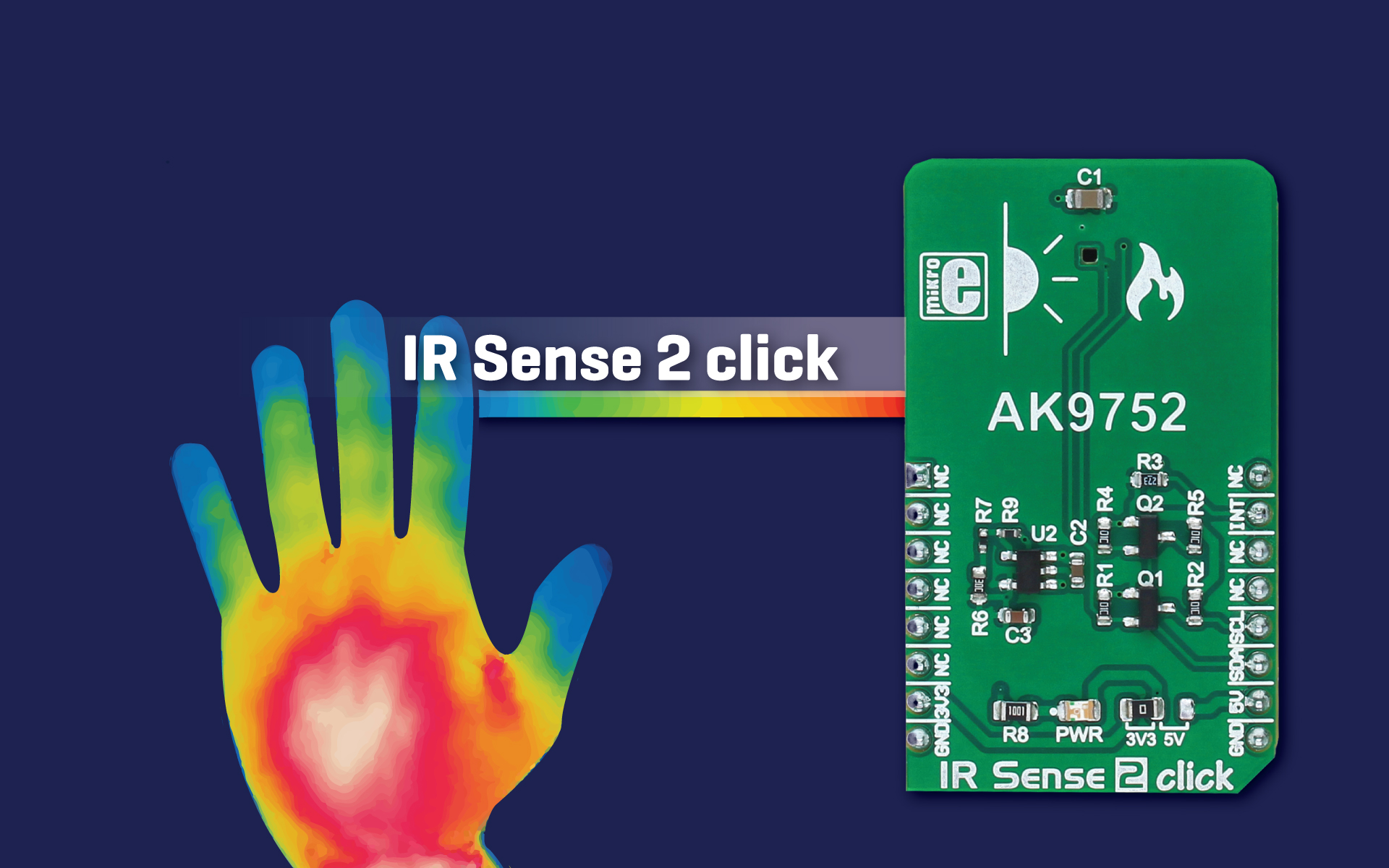 IR Sense 2 click - short range infrared sensing, with low power ...