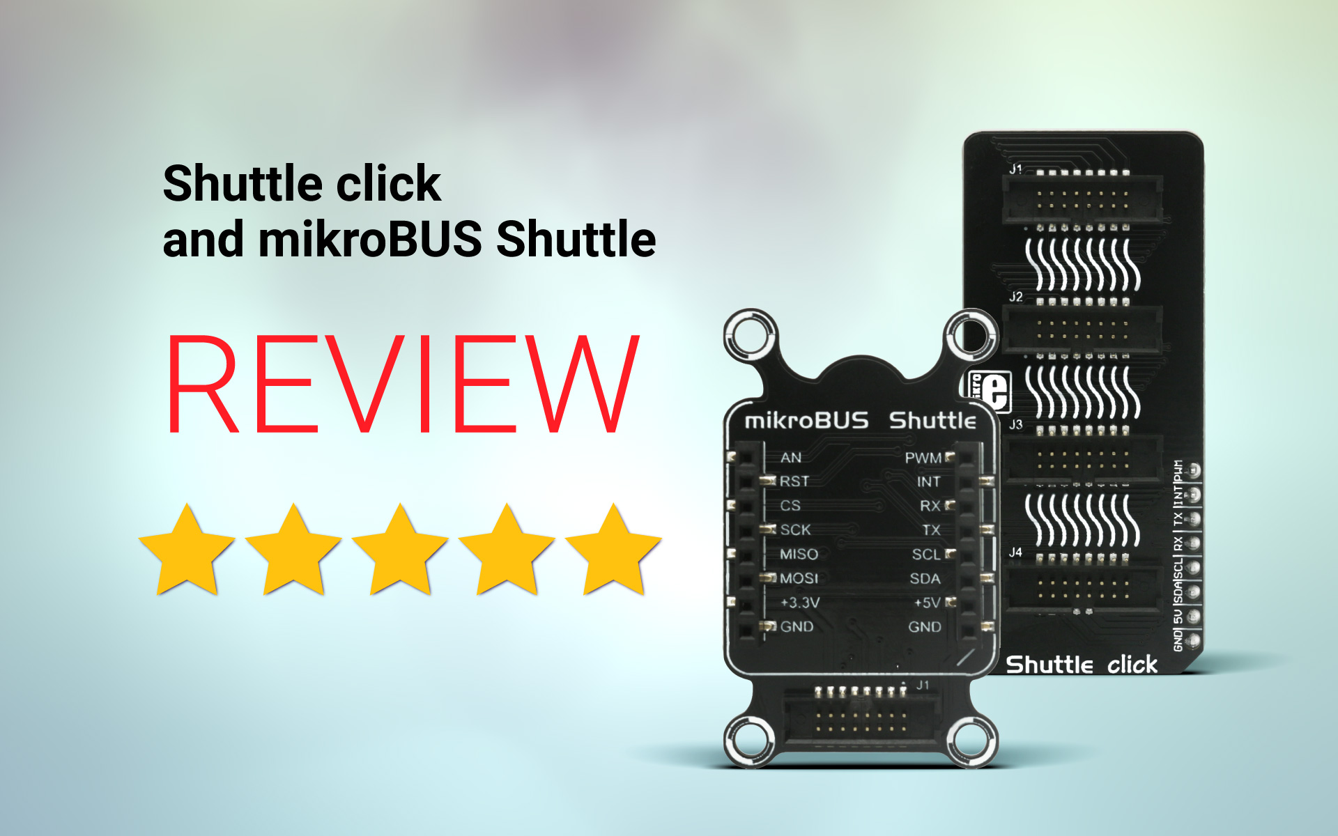 Shuttle click and mikroBUS Shuttle review - MIKROE