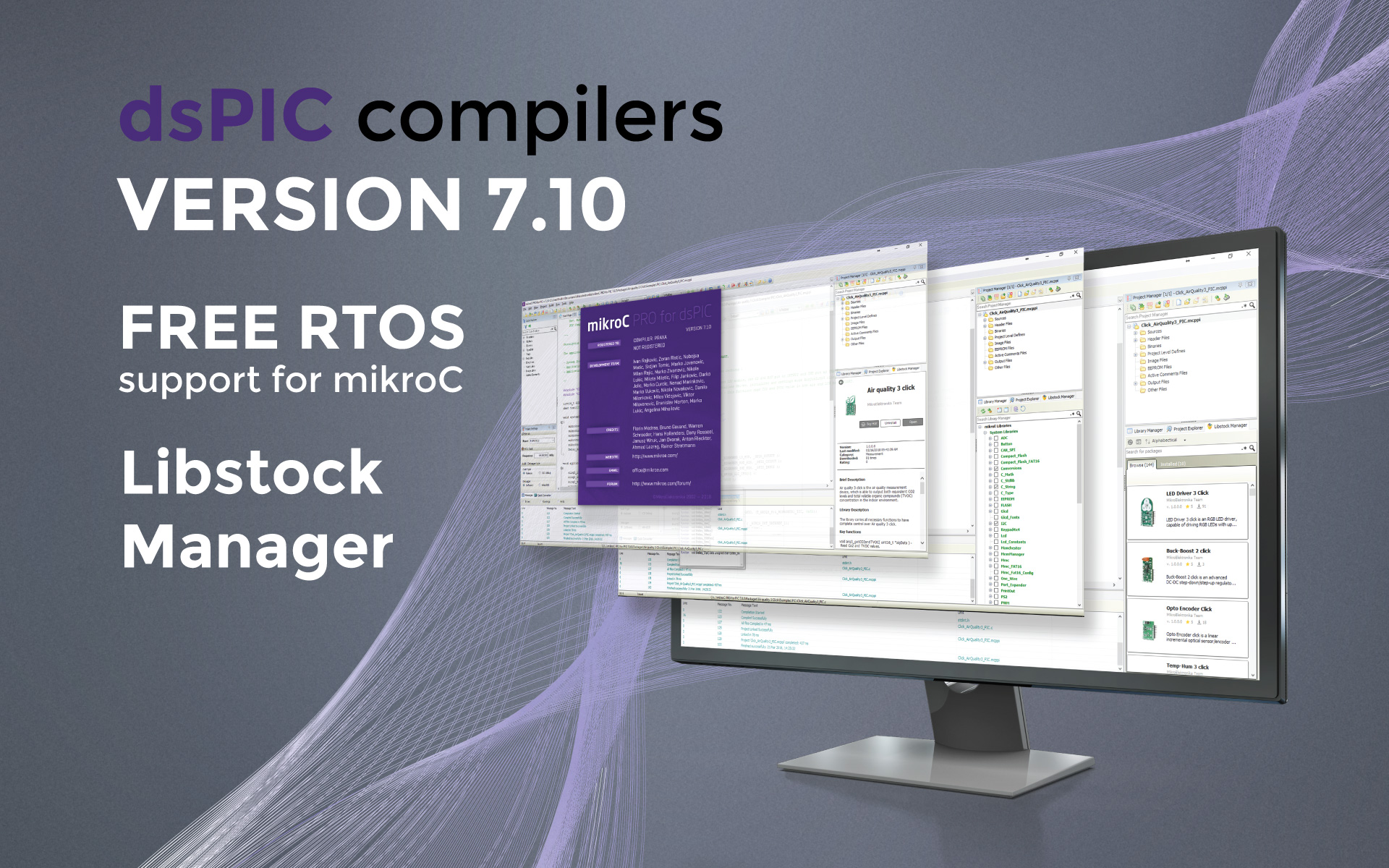 mikroC, mikroBasic, mikroPascal for dsPIC Update (Version 7.1.0)