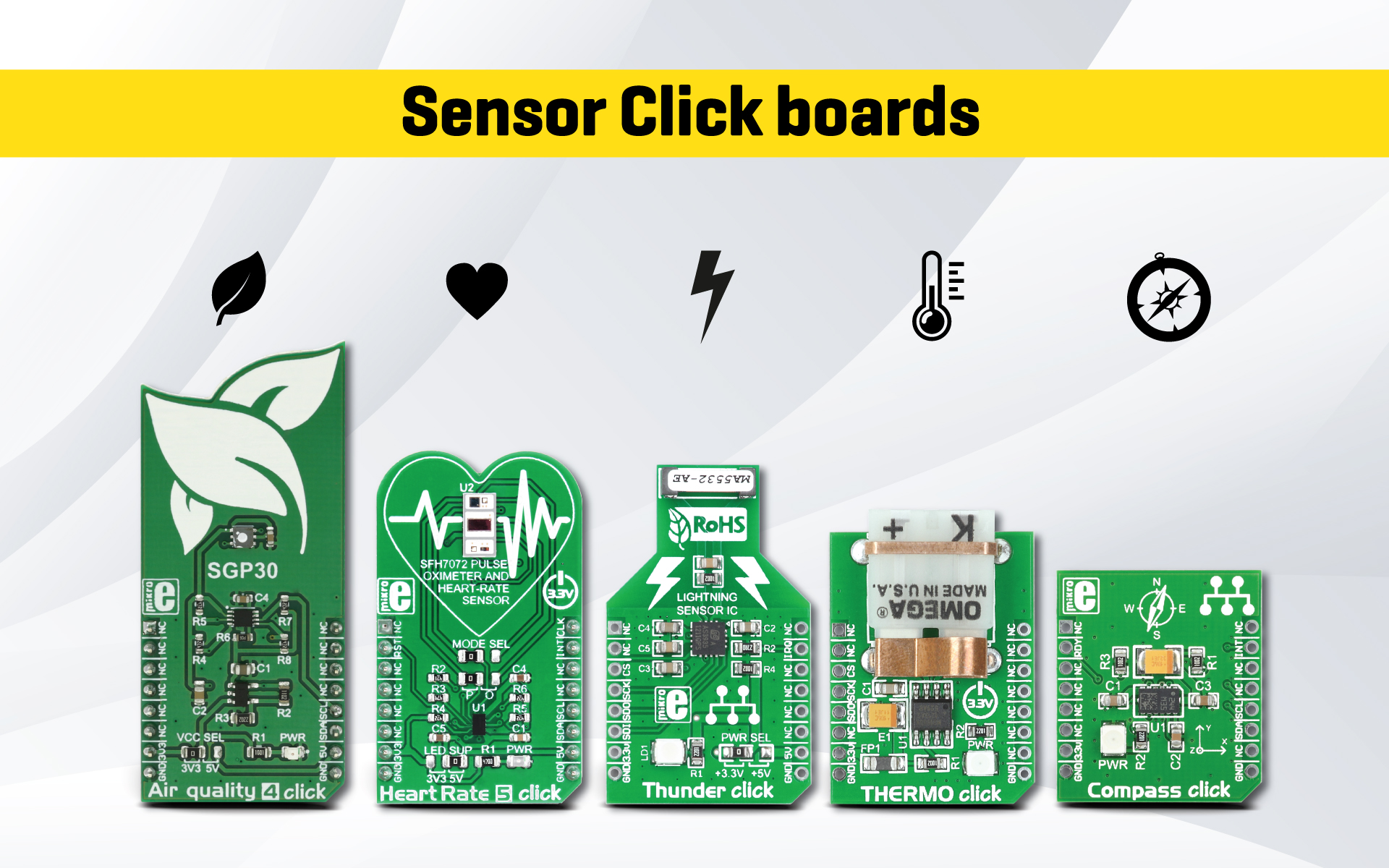 Sensor Click Boards™ - MikroElektronika