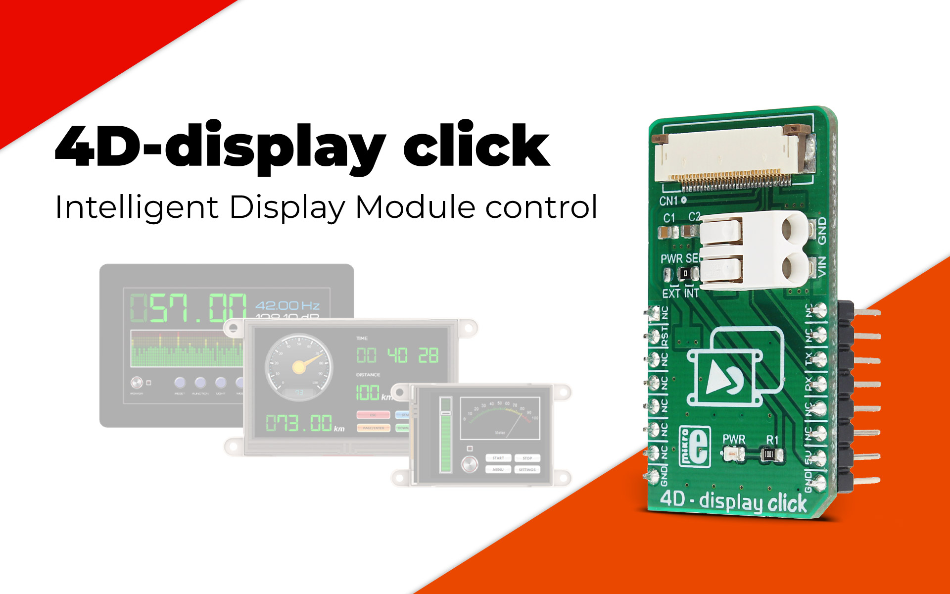 4D-display click - controll 4D Systems gen4 Series intelligent Display ...