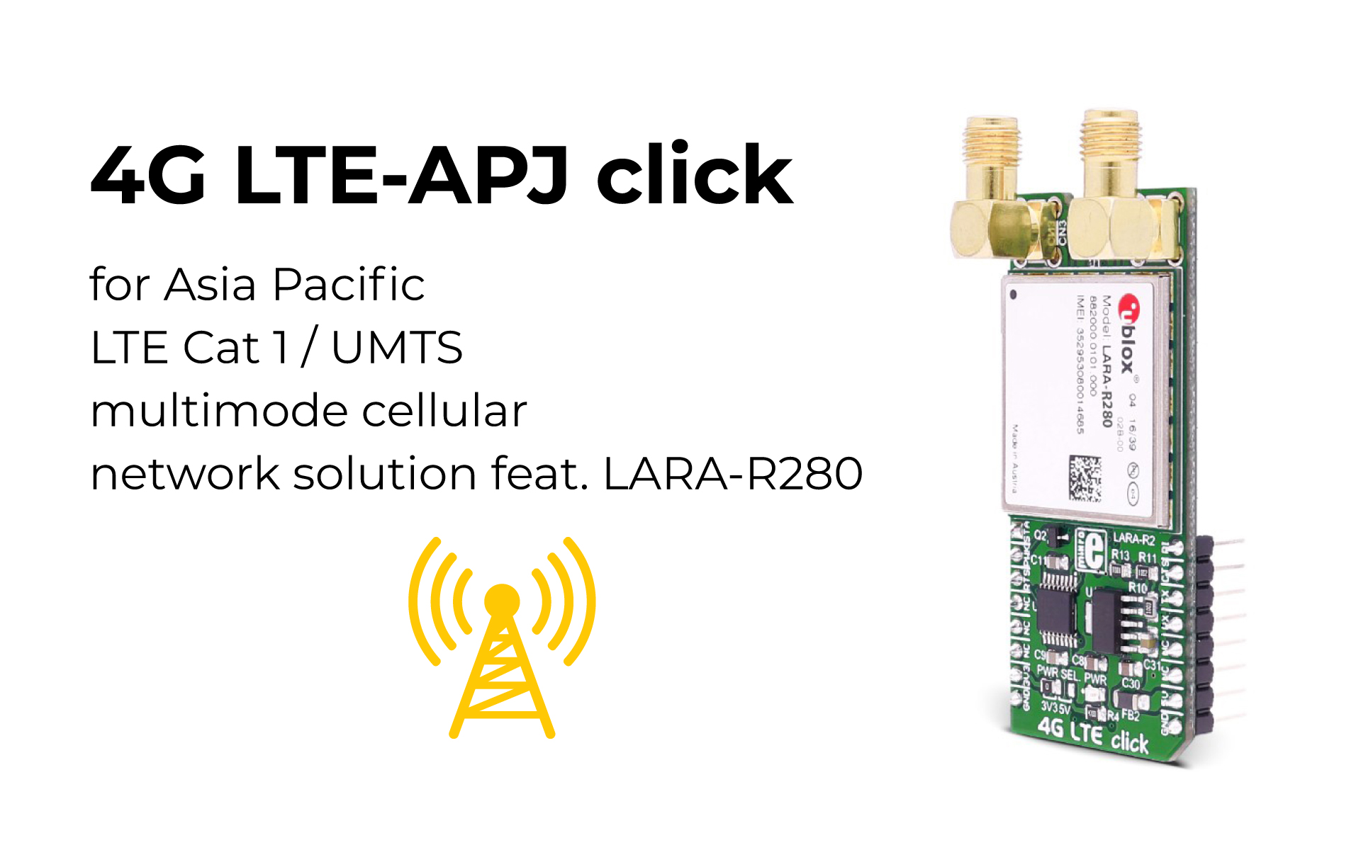 4G LTE-APJ click for Asia Pacific is here - MIKROE