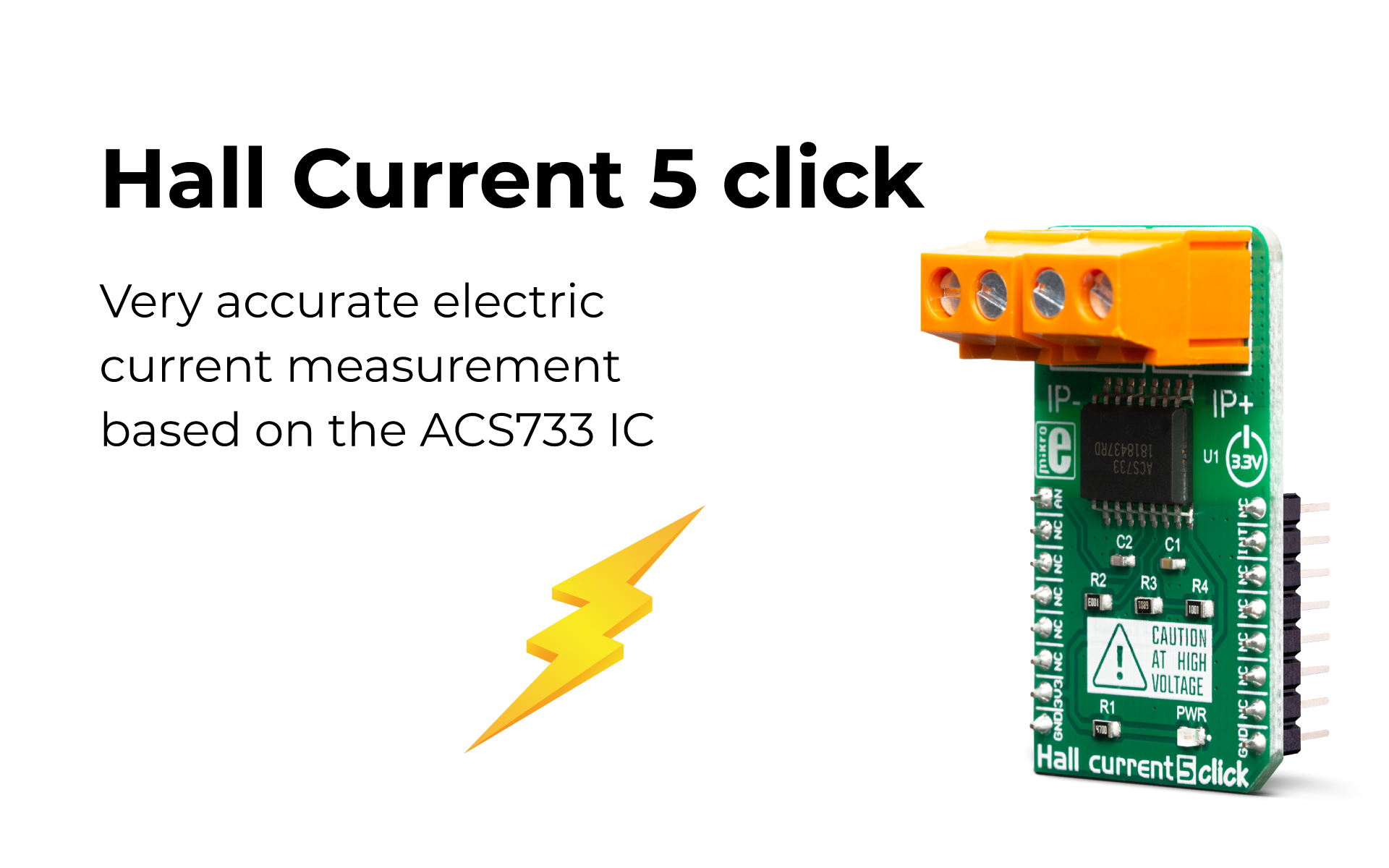 Precise Current Monitoring | Hall Current 5 Click