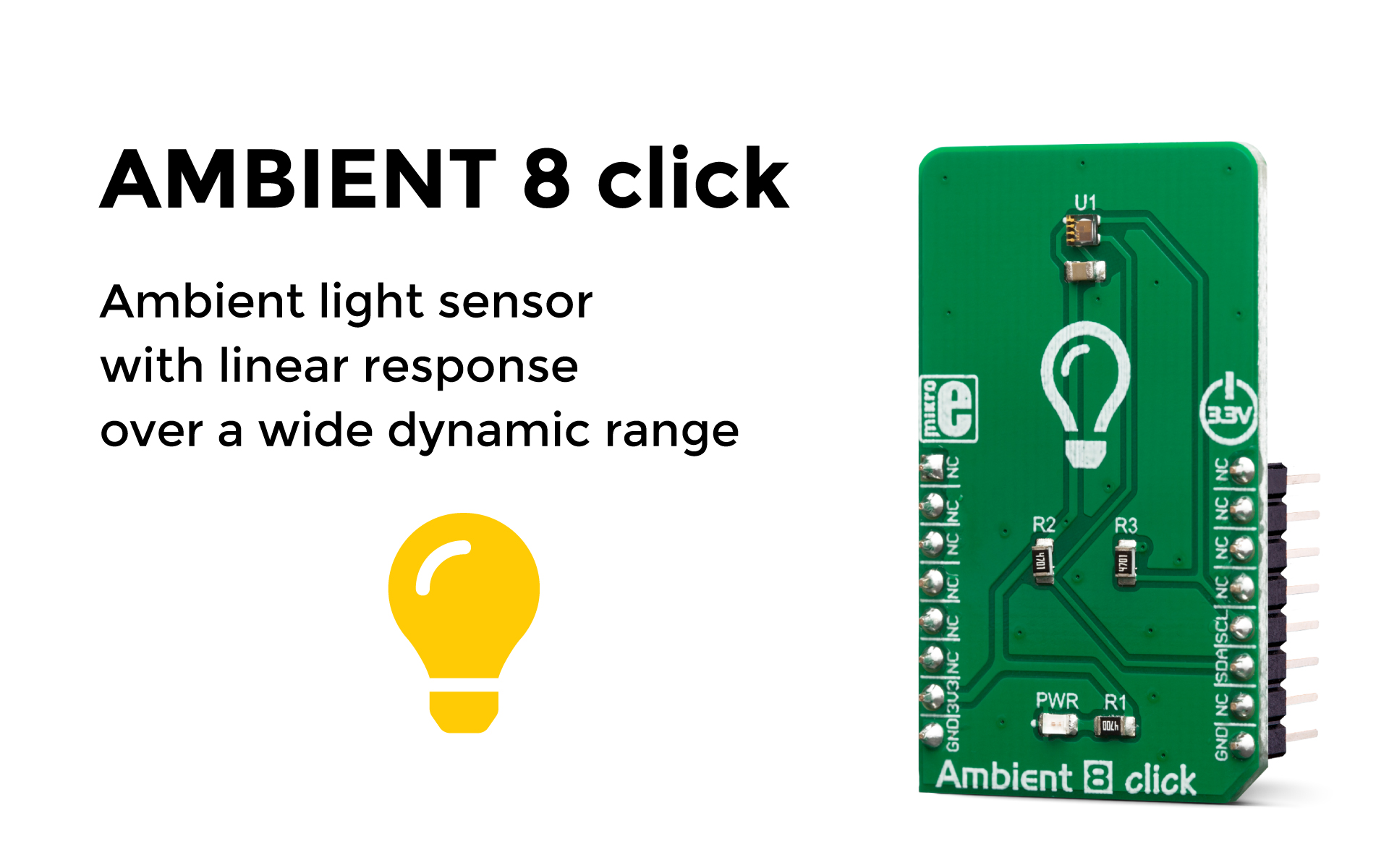 Accurate ambient light sensing over a wide brightness range