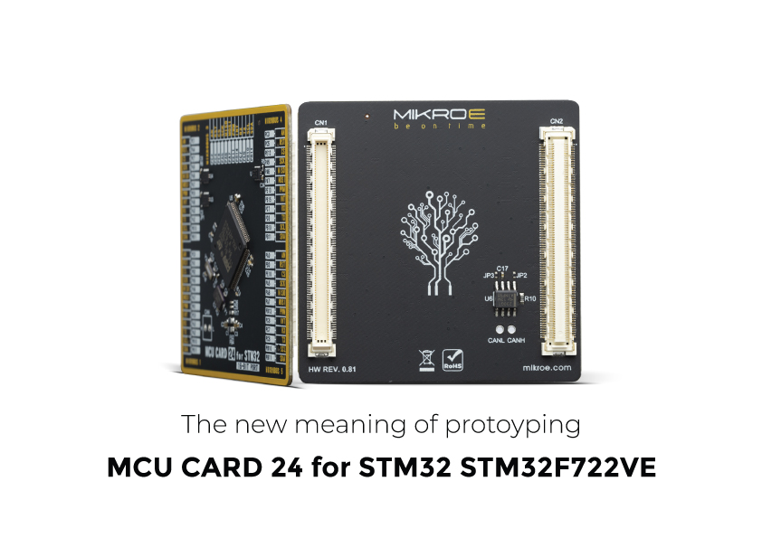 MCU Card 24 for STM32 STM32F722VE