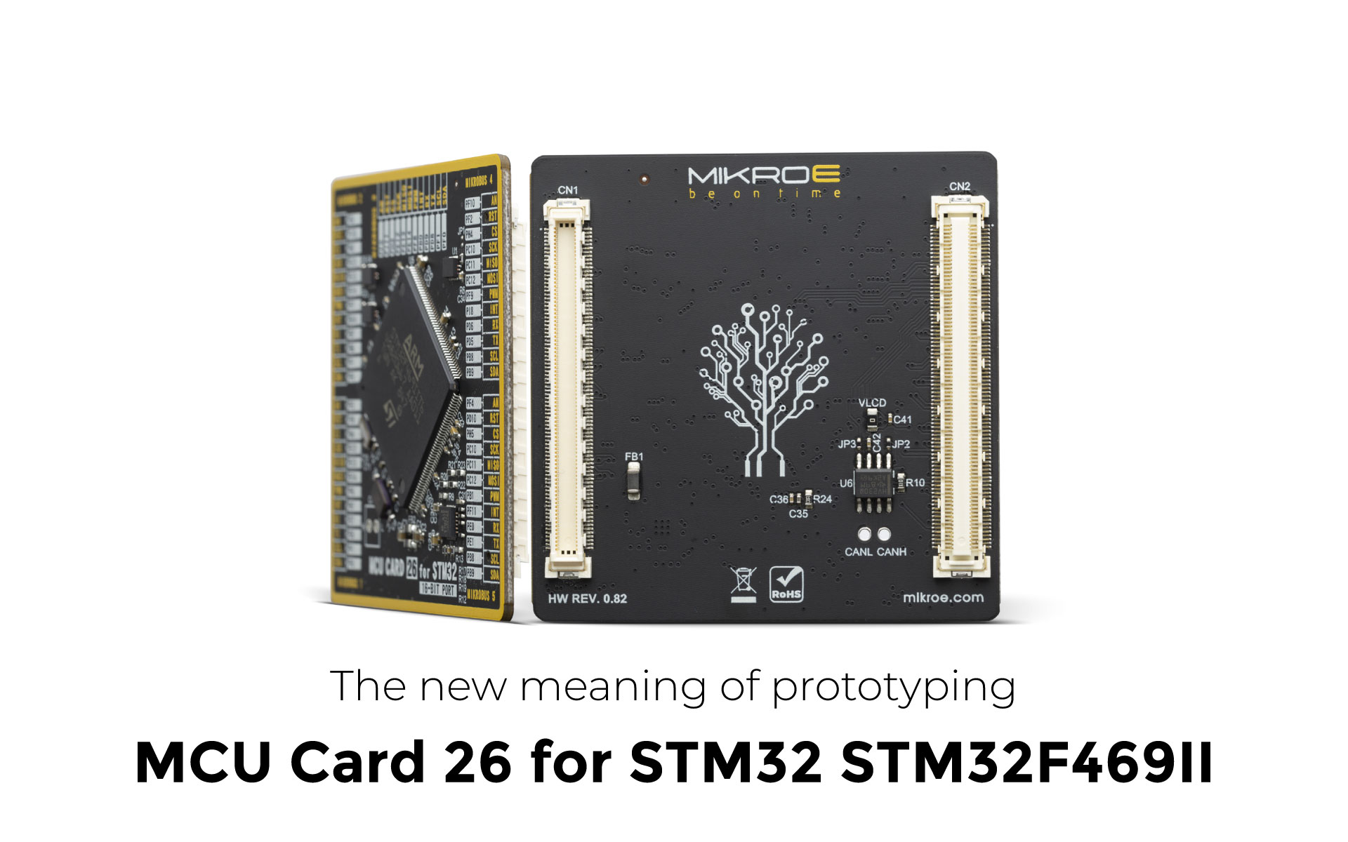 MCU CARD 26 for STM32 STM32F469II - MIKROE