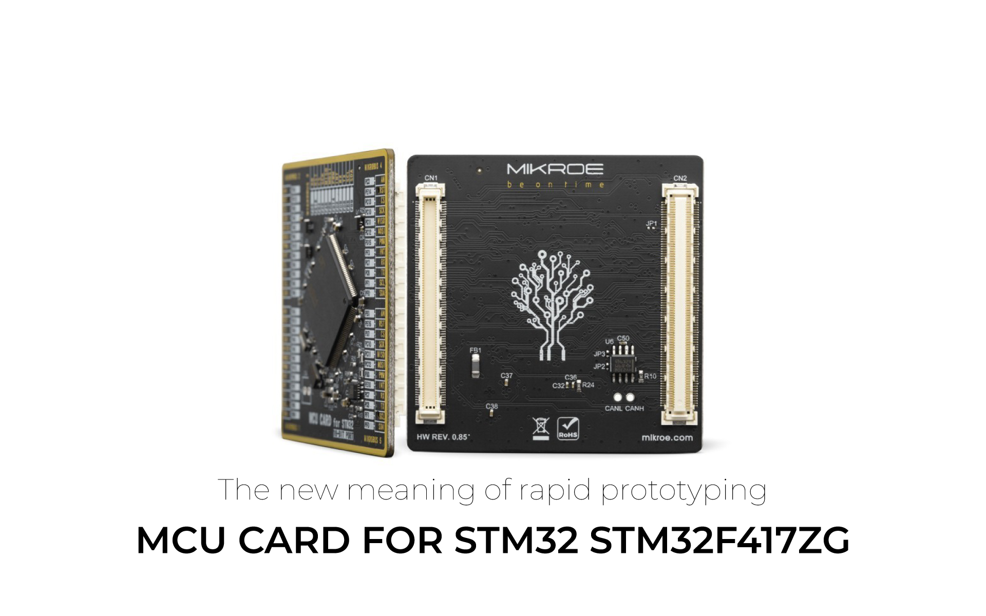 MCU Card for STM32 STM32F417ZG | Mikroe blog