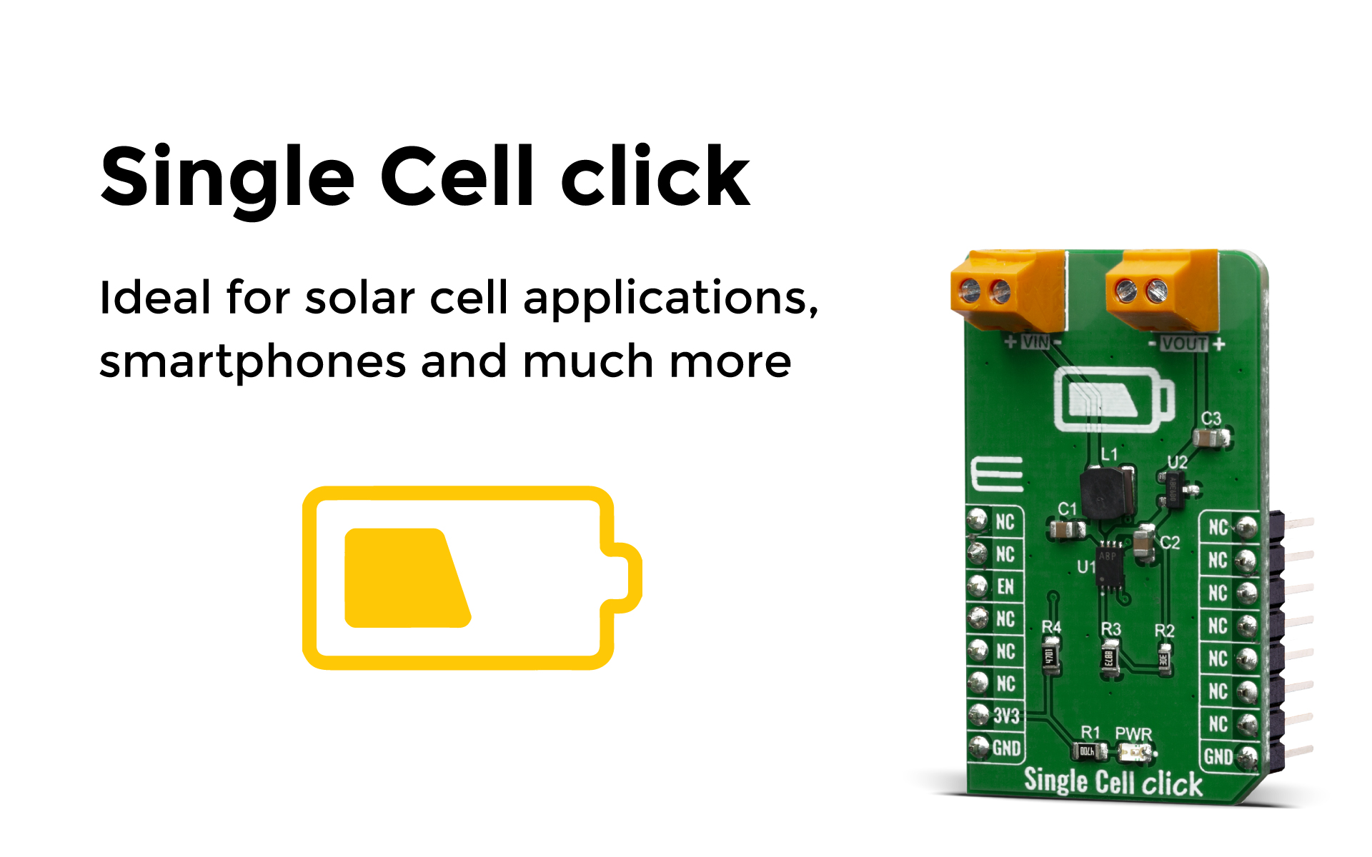 Single Cell Click: Boost Your Low-Voltage Sources Effortlessly