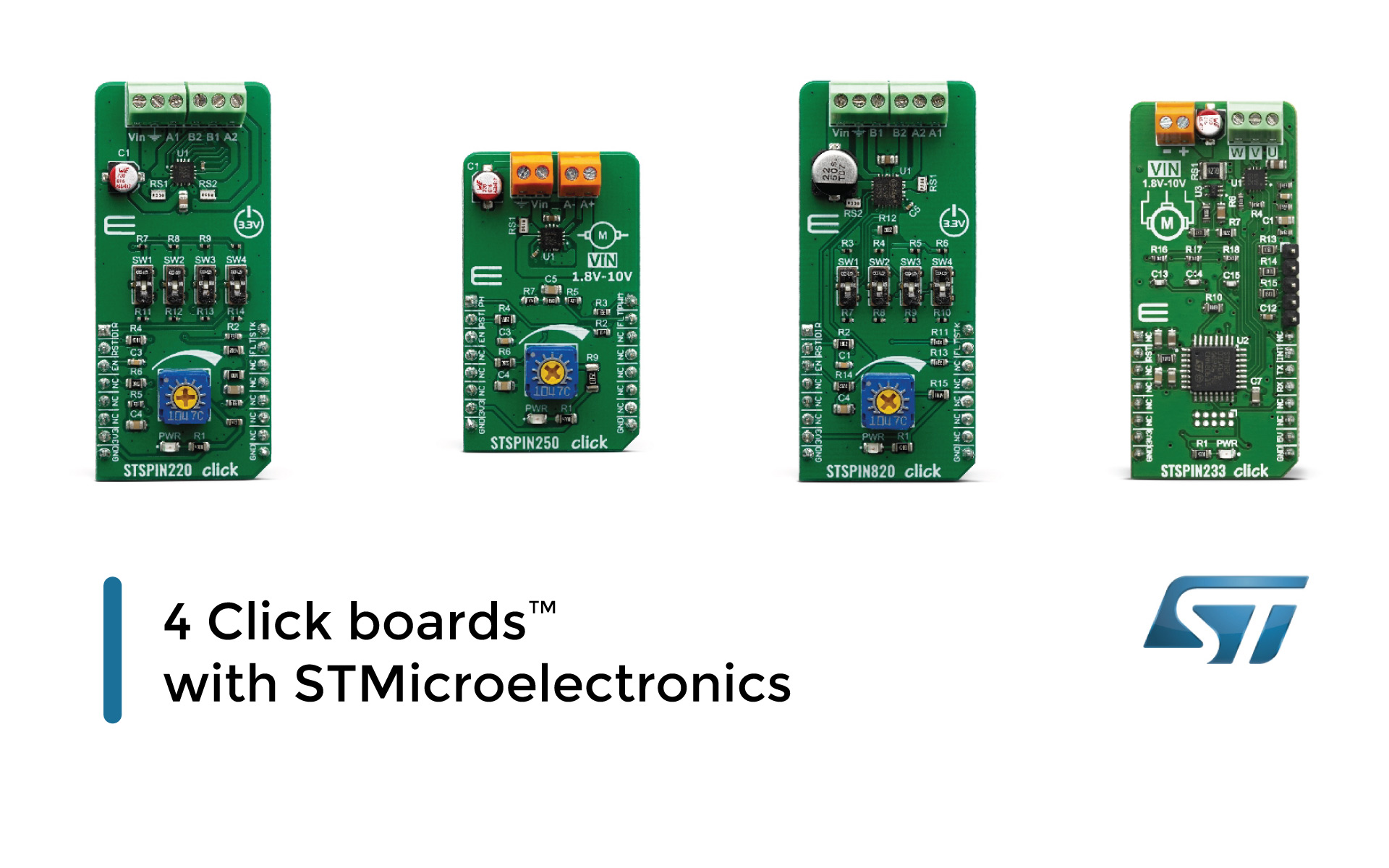 4 Click boards™ with STMicroelectronics | Mikroe Blog