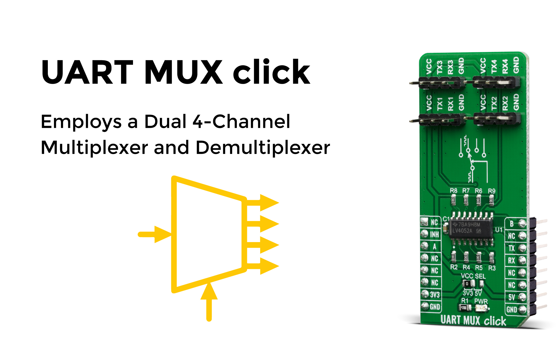 UART Mux click |Blog Mikroe