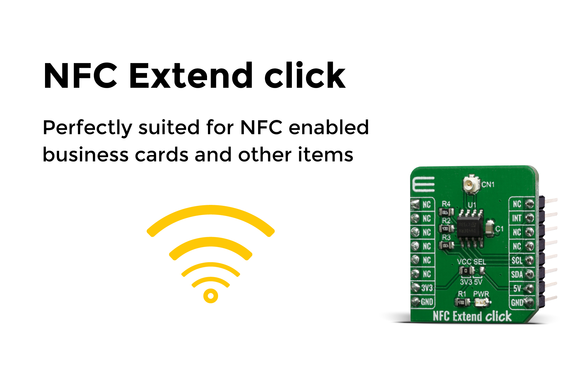 Enhance Your Device with NFC Tag and I²C Interface via NFC Extend Click