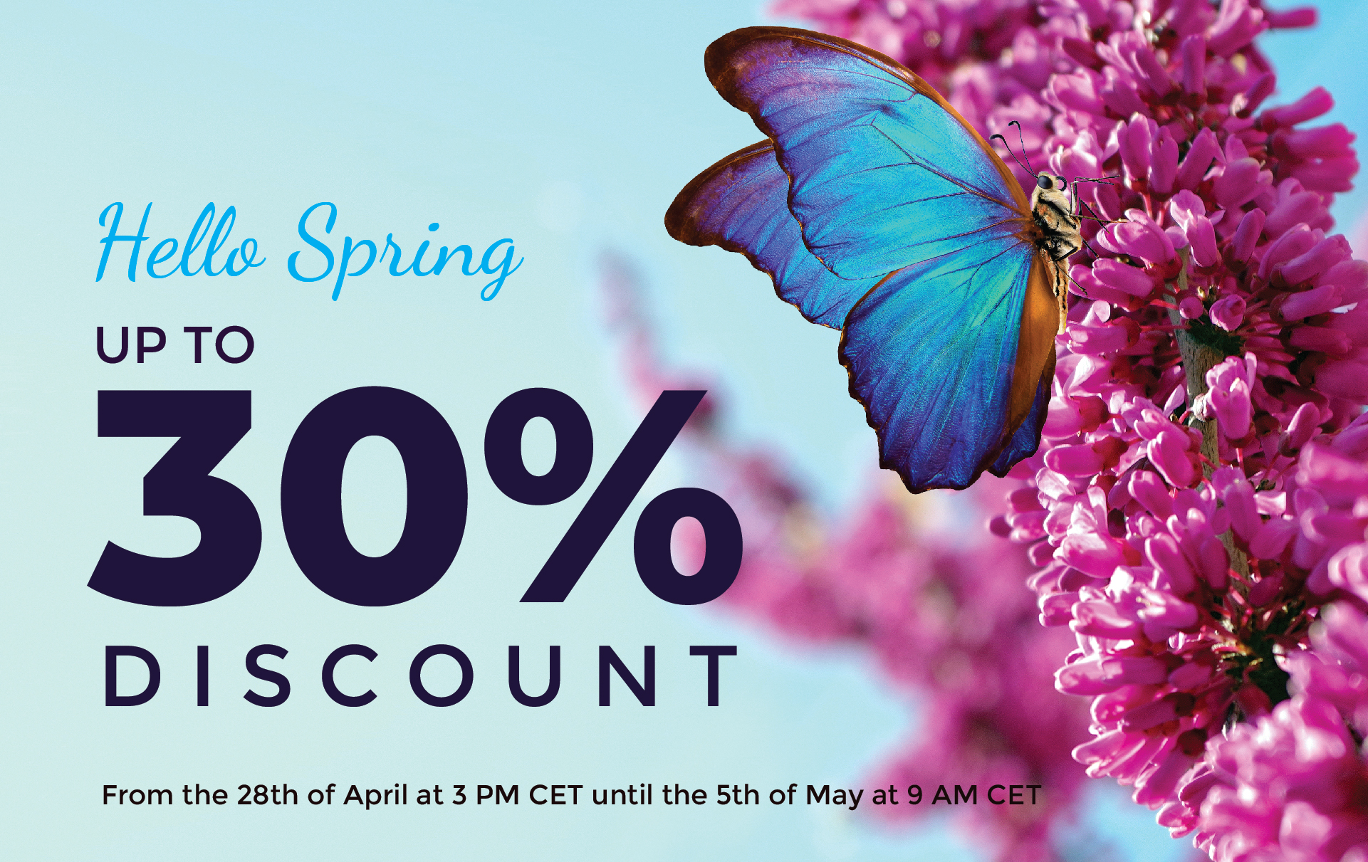 Hello Spring: Up to 30% OFF everything in our store