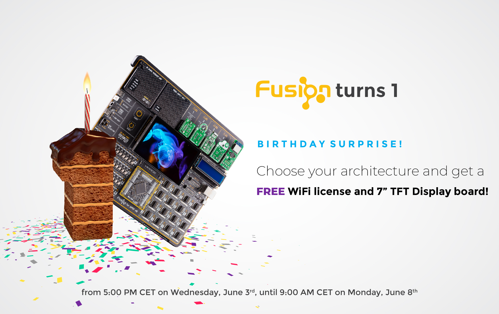 FUSION DEVELOPMENT BOARDS TURN ONE!