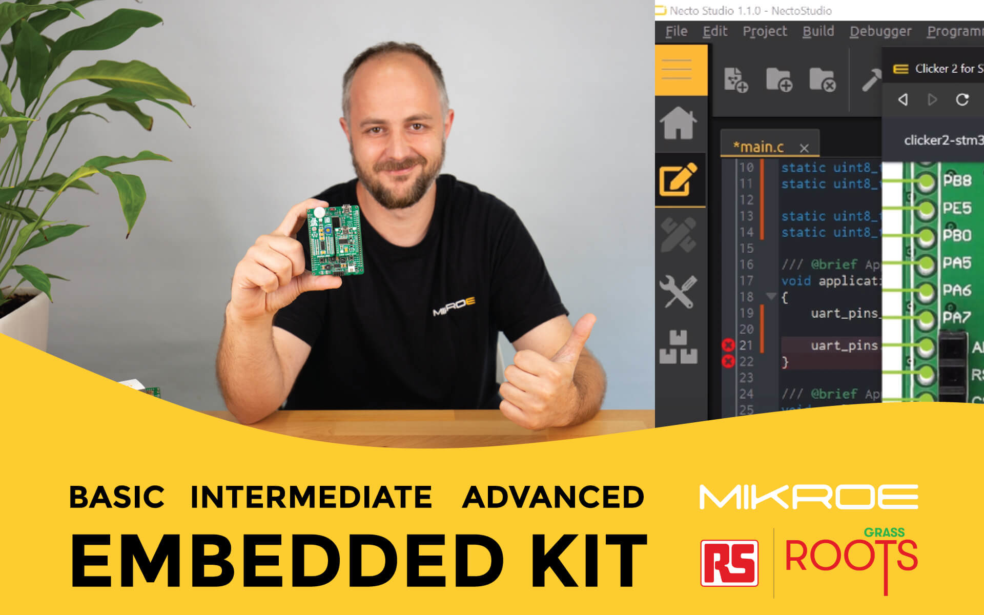 Mikroe and RS Components help engineers improve their skills