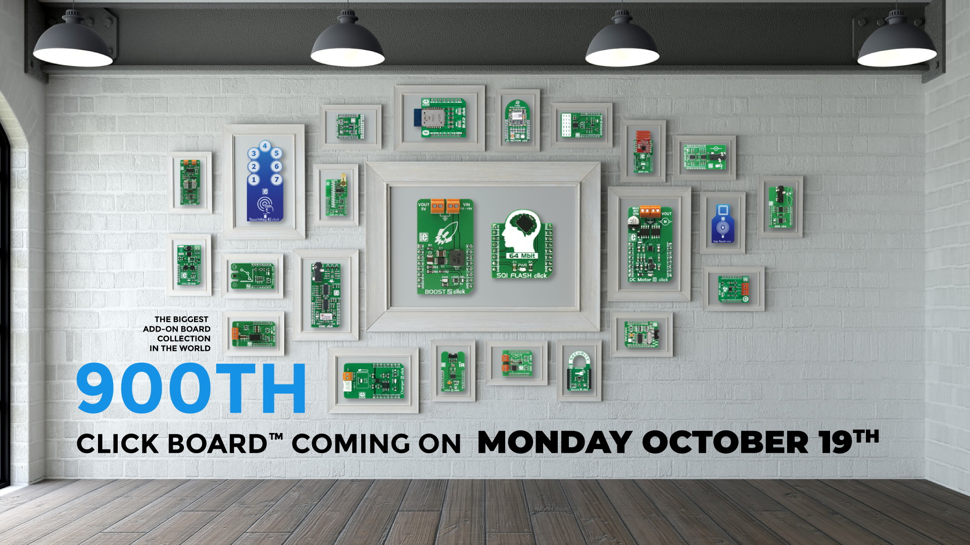 900TH CLICK BOARDS™ COMING ON MONDAY - MIKROE