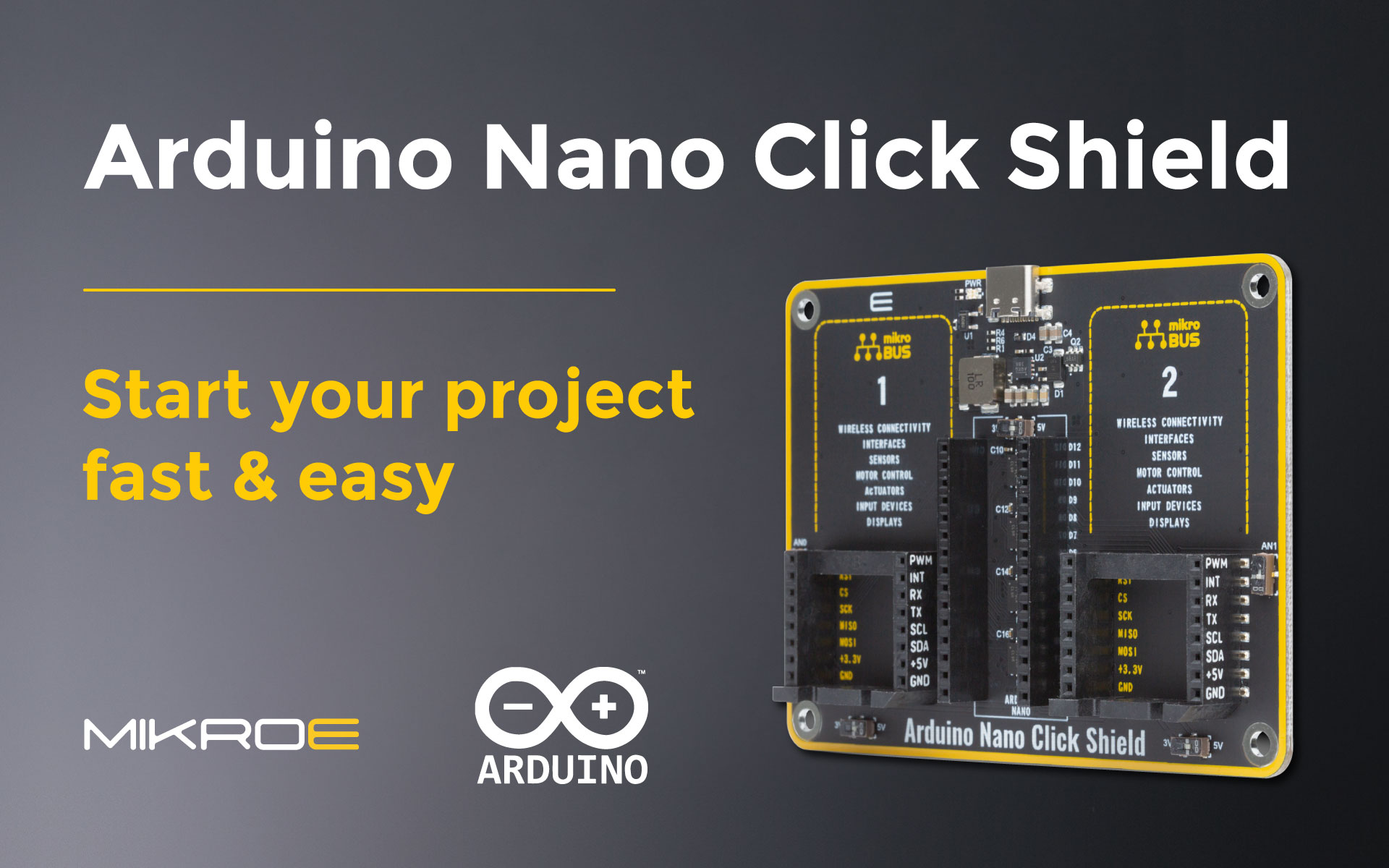 Arduino Nano Click Shield | Blog