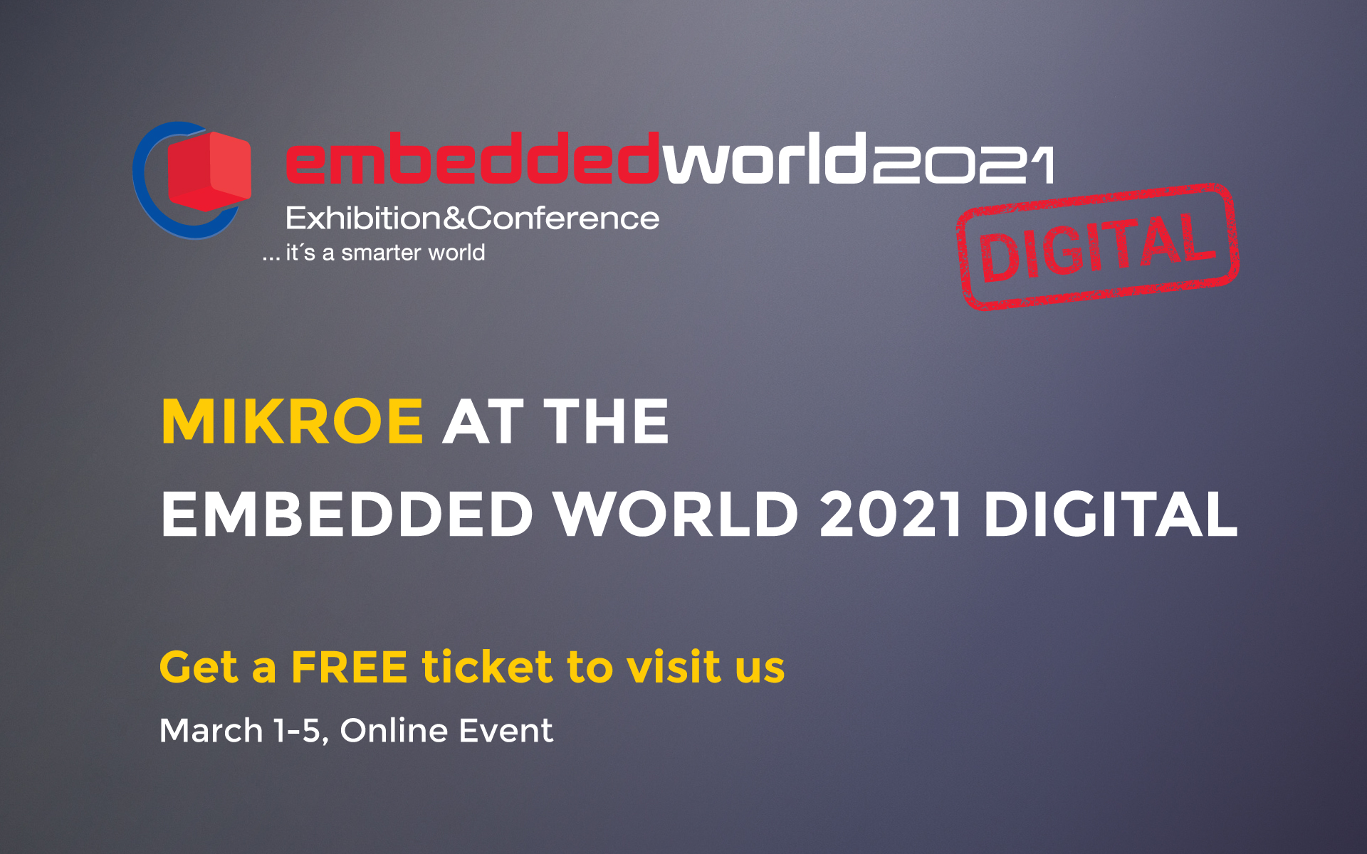 We Re Attending Embedded World 2021 Digital Mikroe