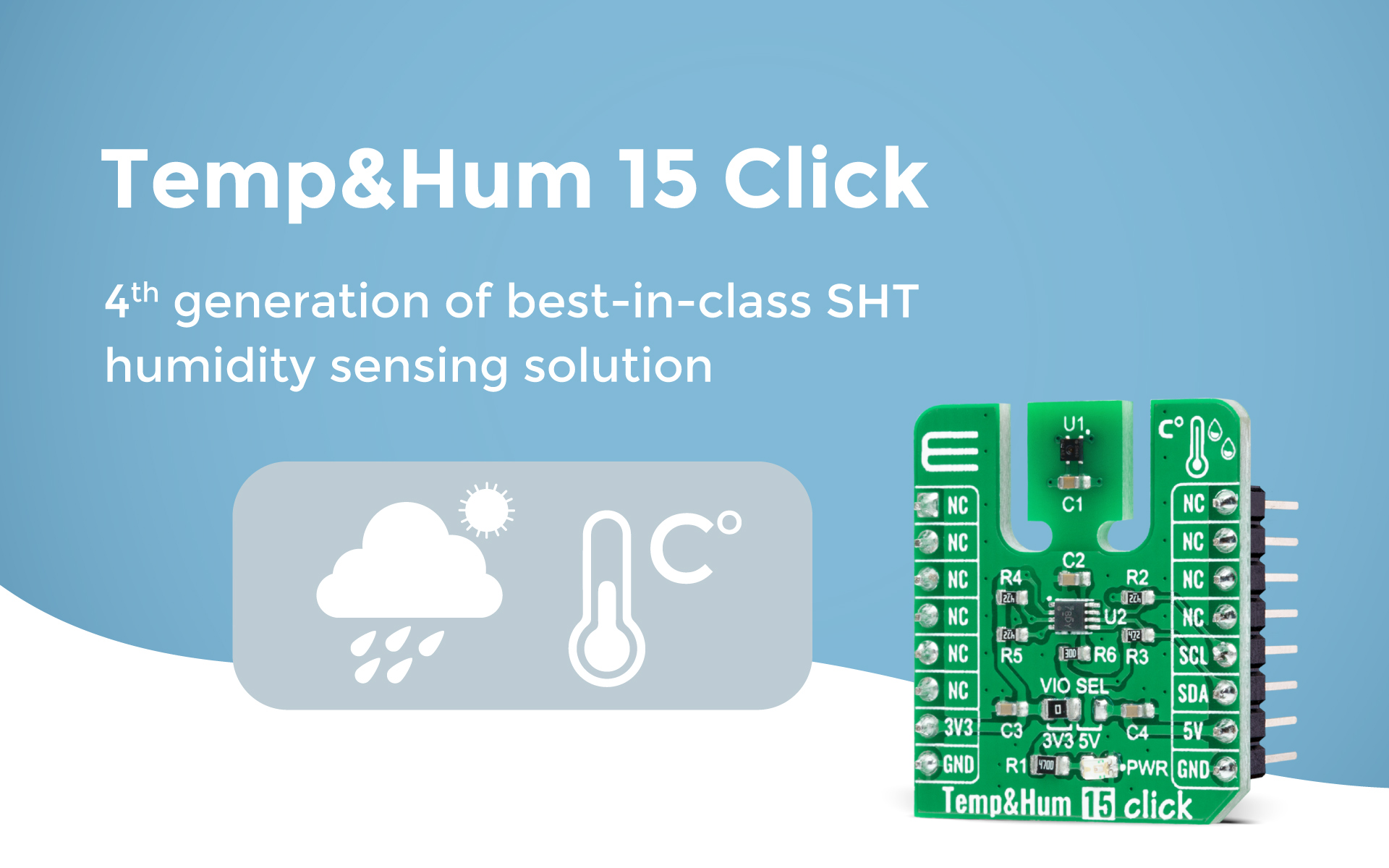 Temp&Hum 15 Click: Precision Environment Sensing for Modern Devices