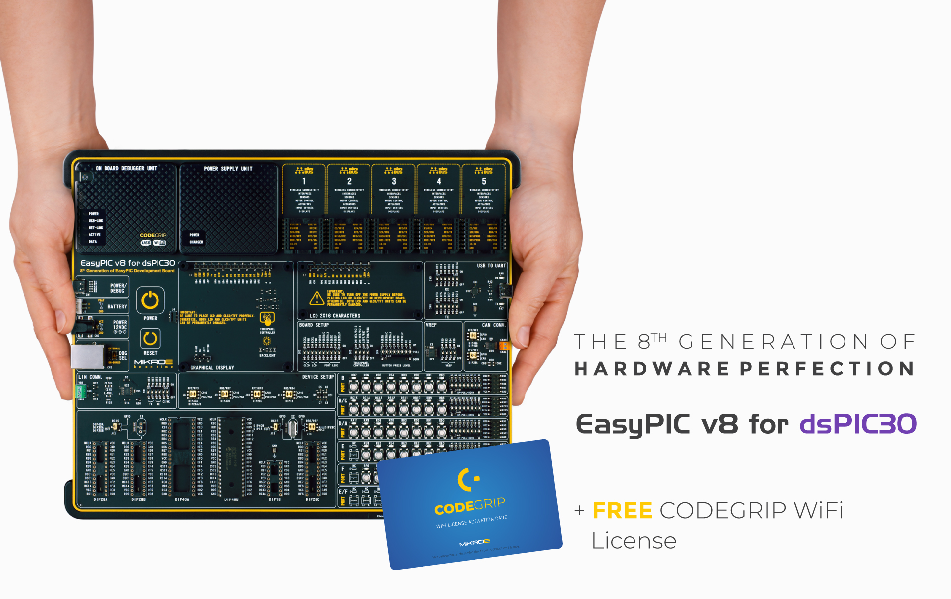 EasyPIC v8 for dsPIC30
