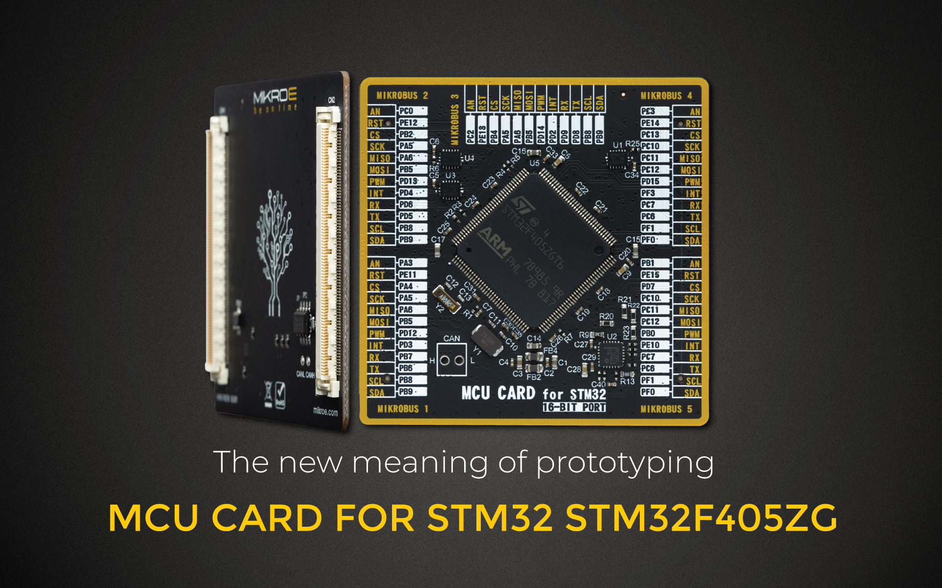 MCU CARD FOR STM32 STM32F405ZG - MIKROE