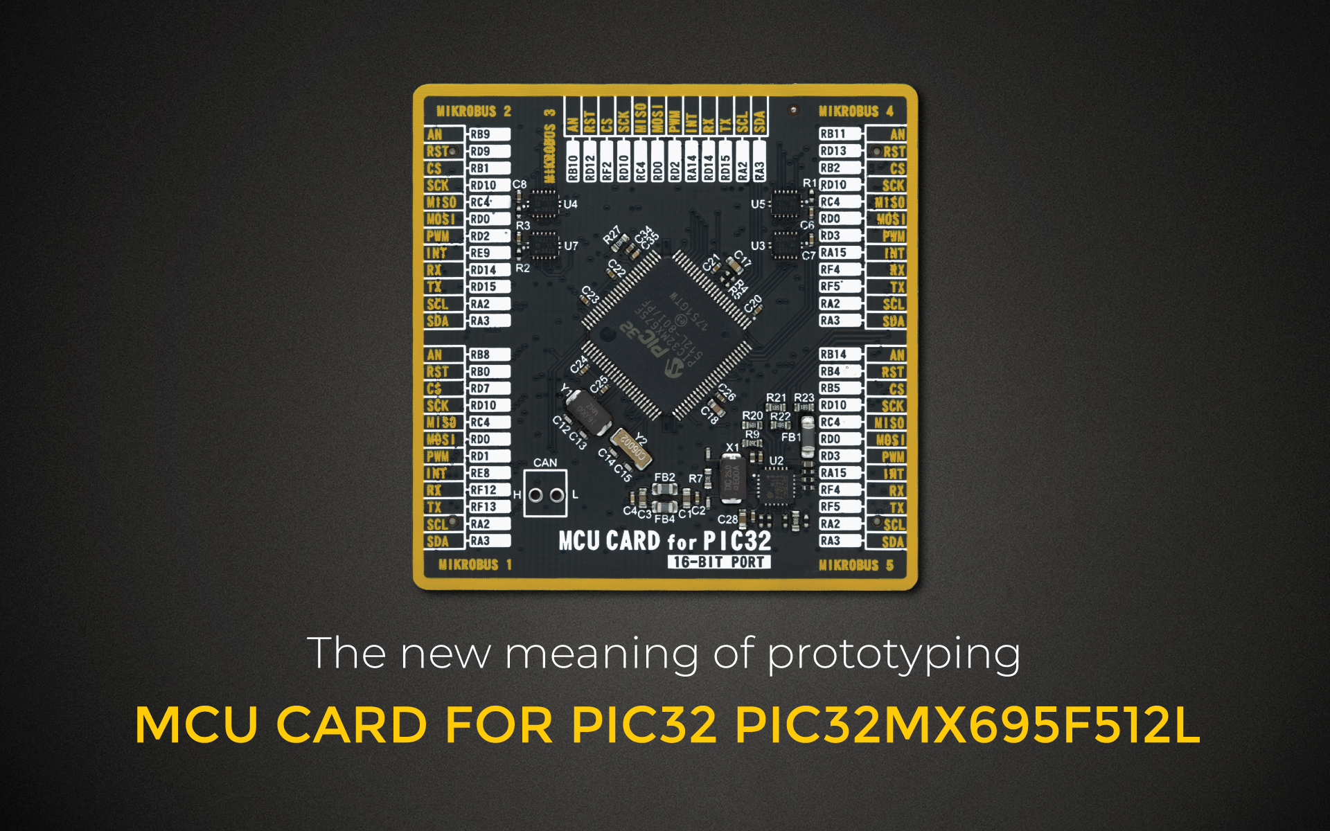 MCU CARD FOR PIC32 PIC32MX695F512L | Blog