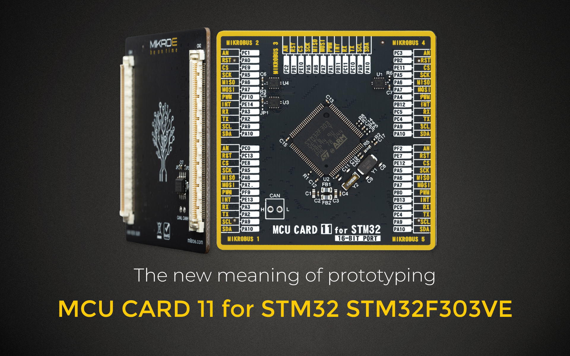 MCU CARD 11 for STM32 STM32F303VE | Blog