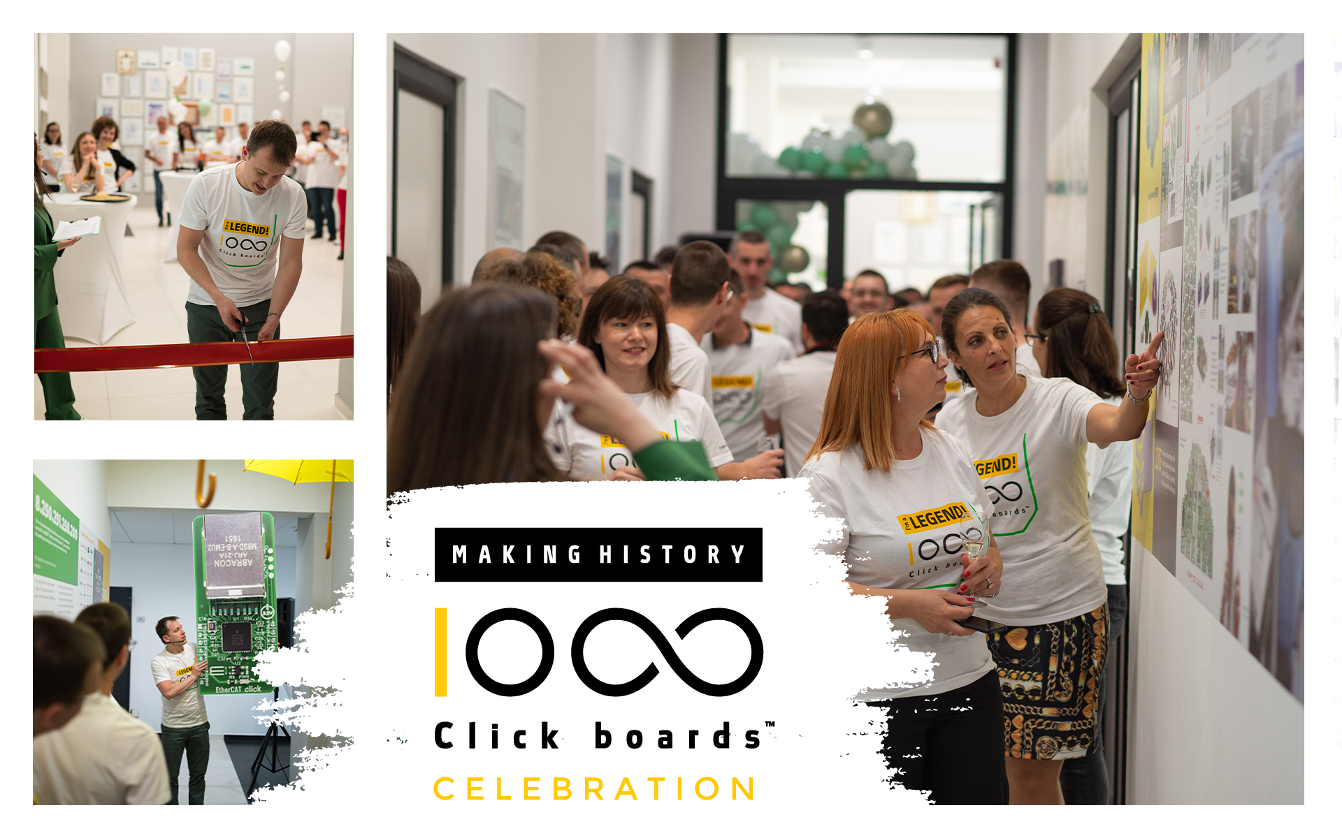 1000 Click boards CELEBRATION