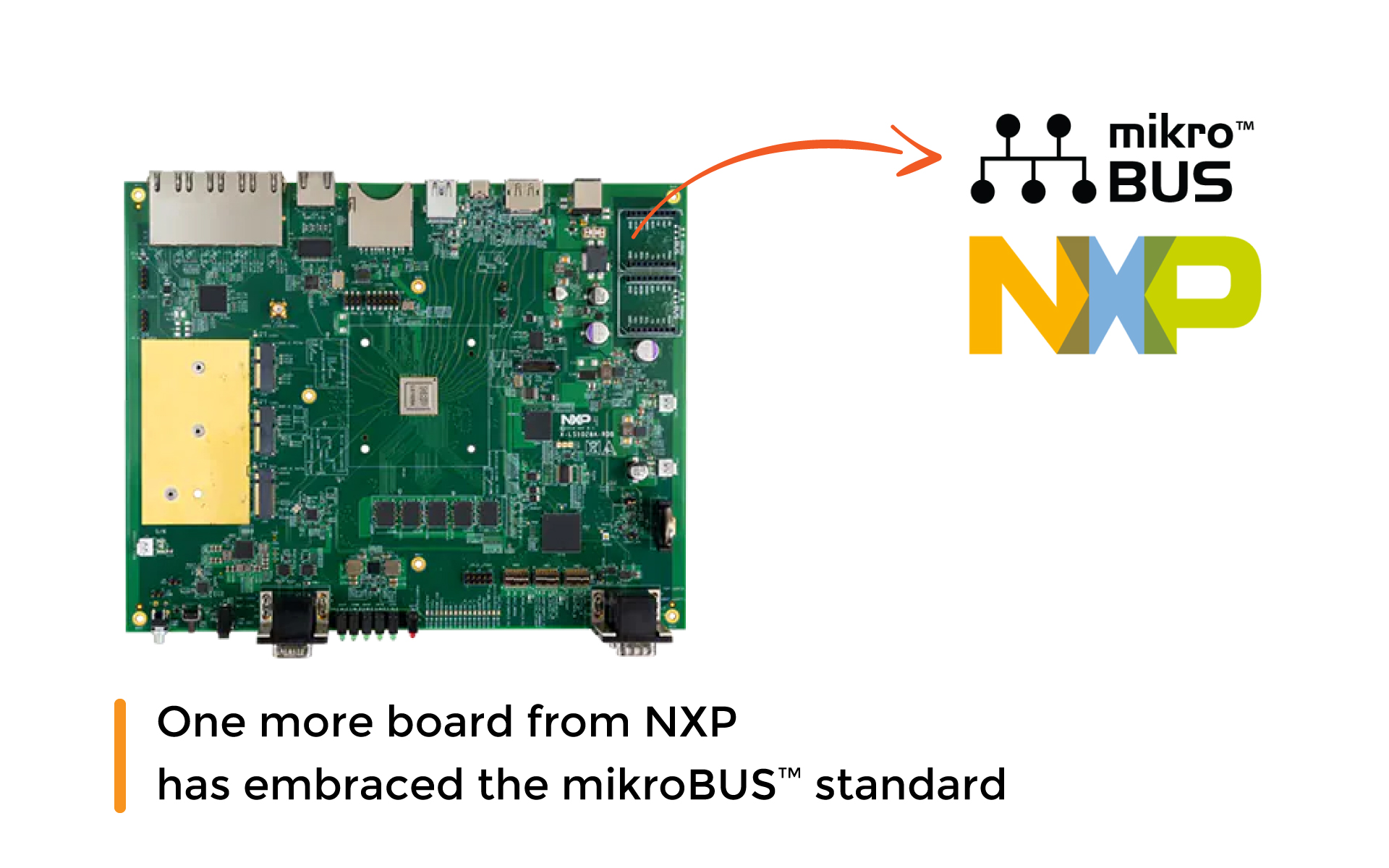 LS1028ARDB-PA from NXP has embraced the mikroBUS standard™ - MIKROE