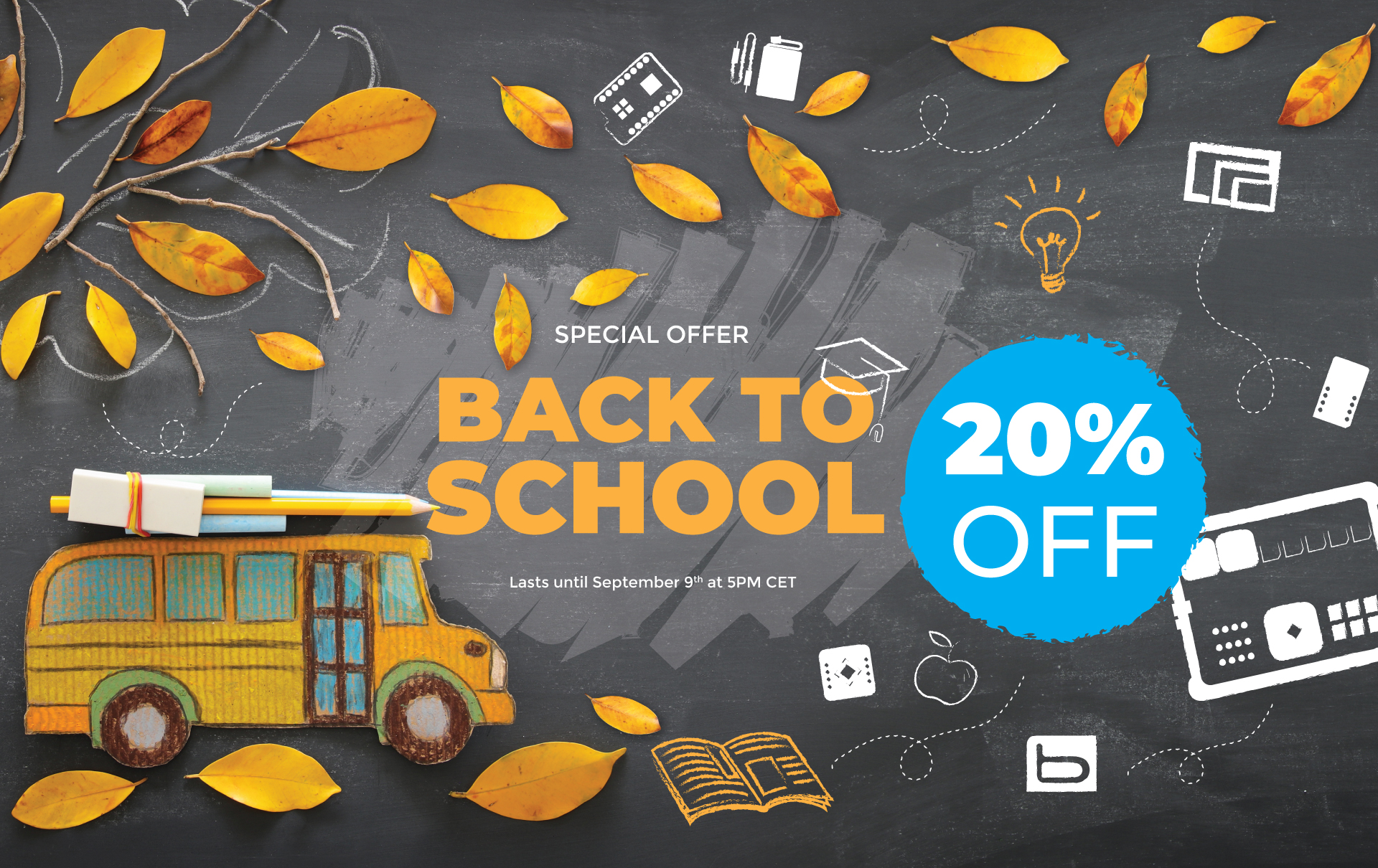 A+ back-to-school deal - 20% OFF on 2000+ products! - MIKROE