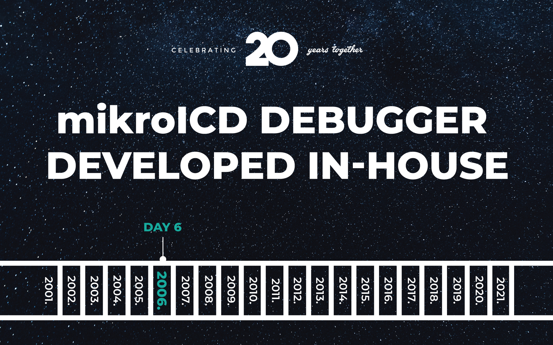 #20yearsIn20days - mikroICD debugger developed in-house