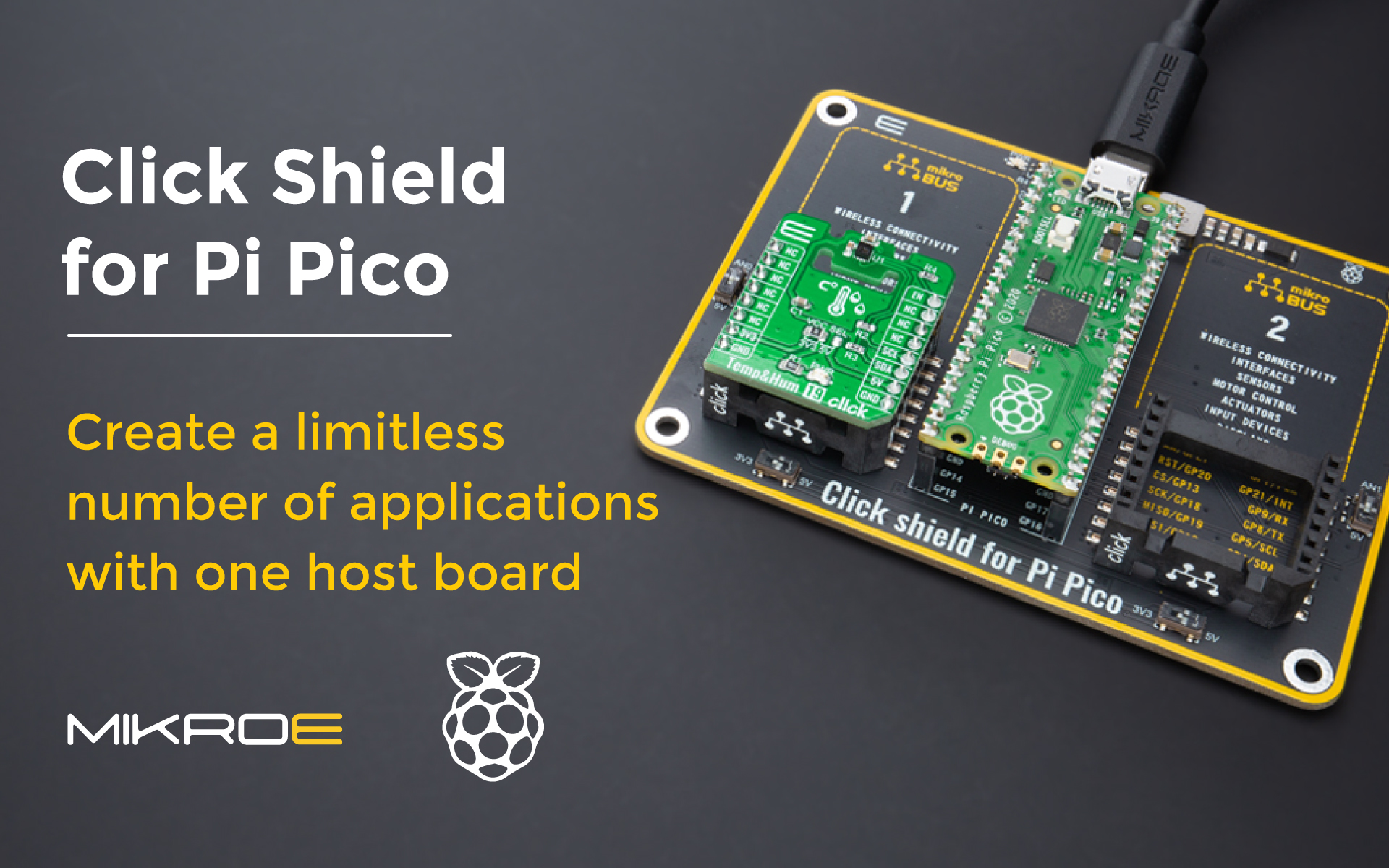 Click Shield for Pi PICO