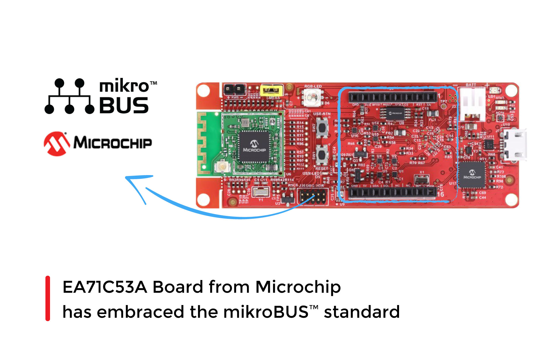 Seventy-fifth board from Microchip with mikroBUS socket!