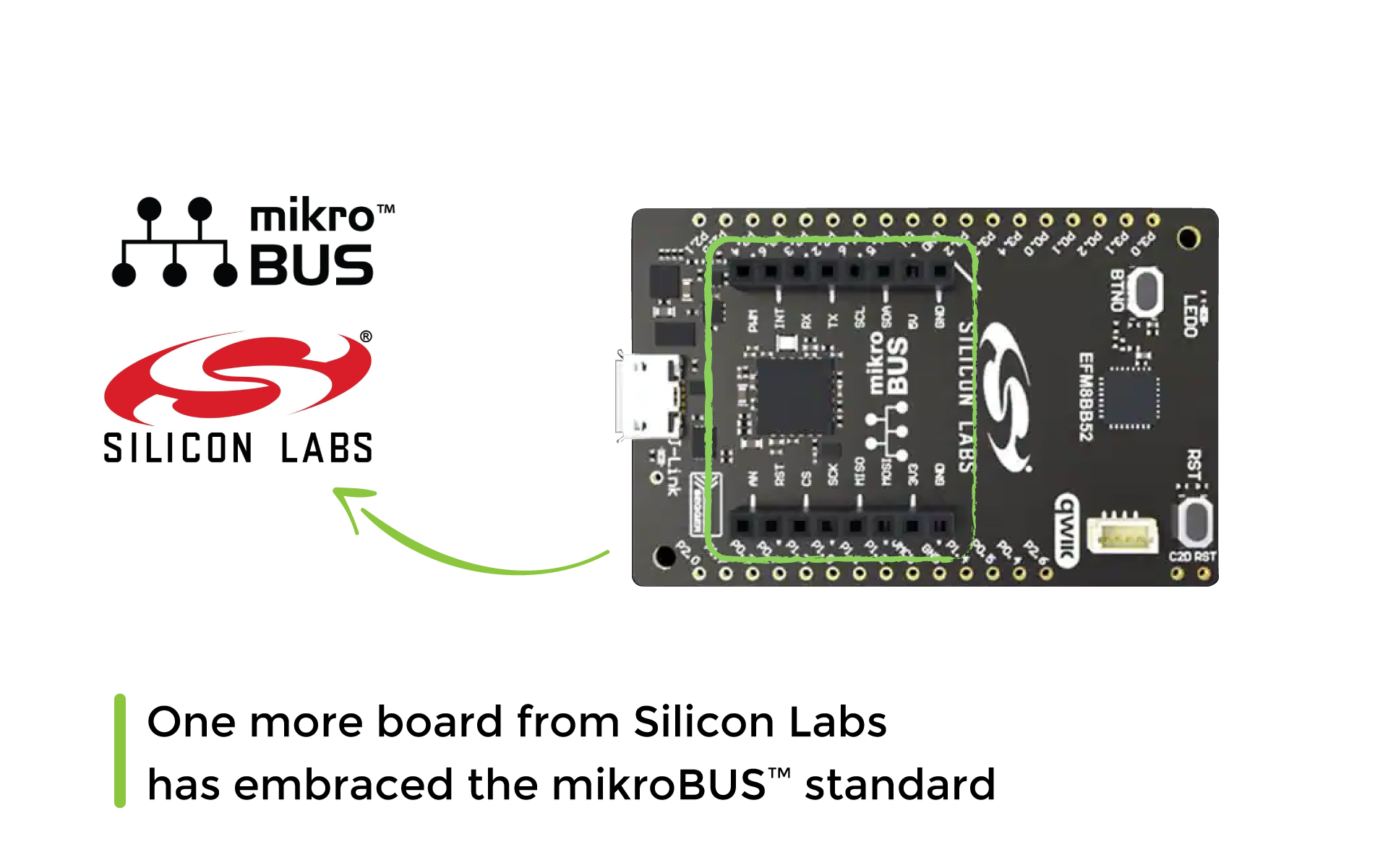 Another board from Silicon Labs with mikroBUS™ socket - MIKROE