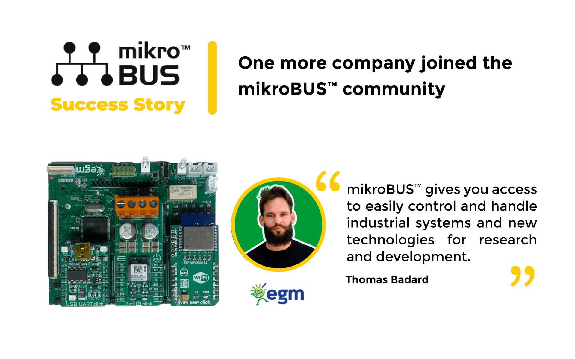 mikroBUS success story: One more company joined the mikroBUS community