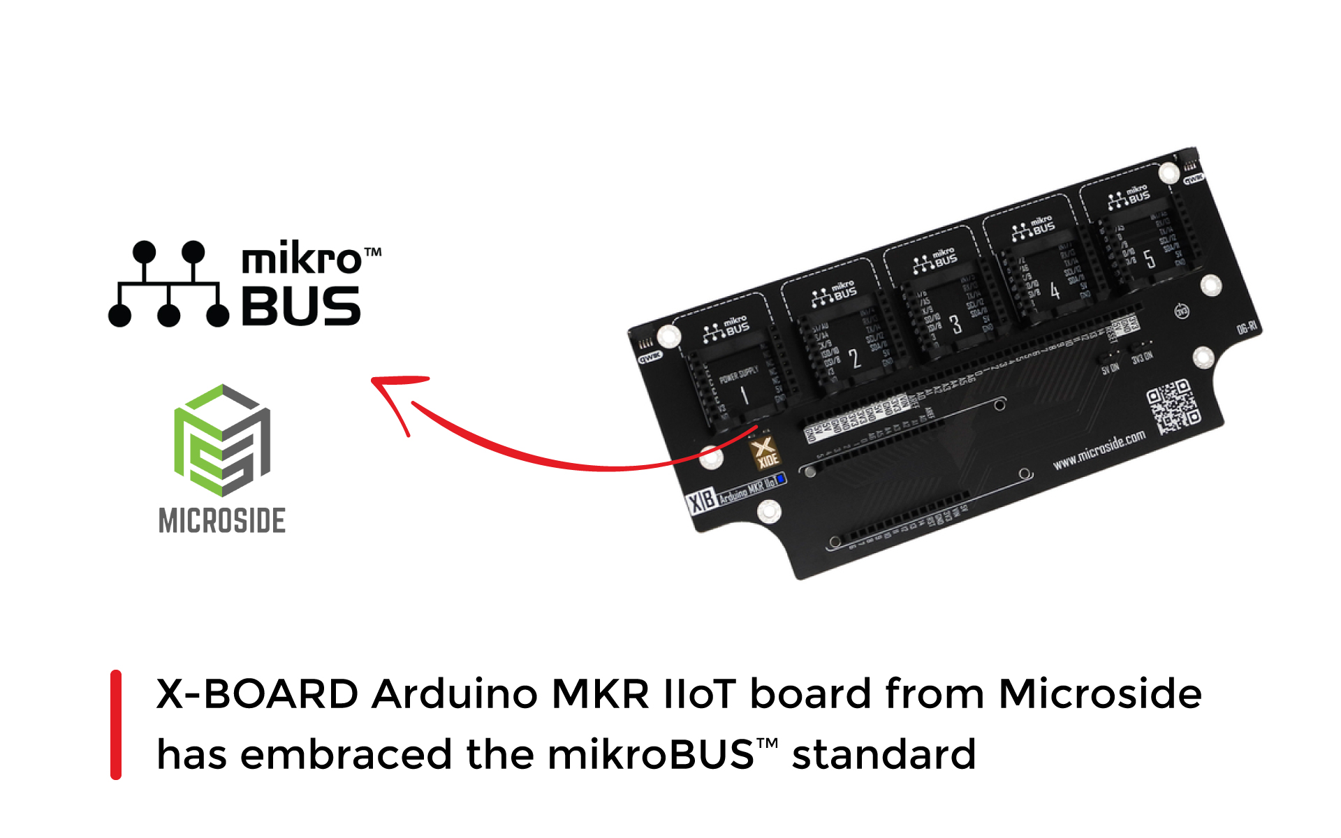 444th board with mikroBUS socket!