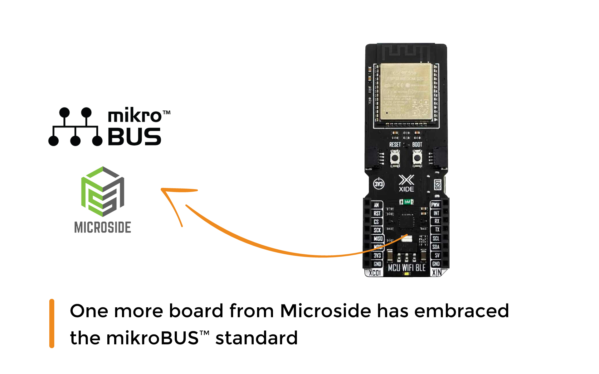 One more board from Microside with mikroBUS™ socket - MIKROE