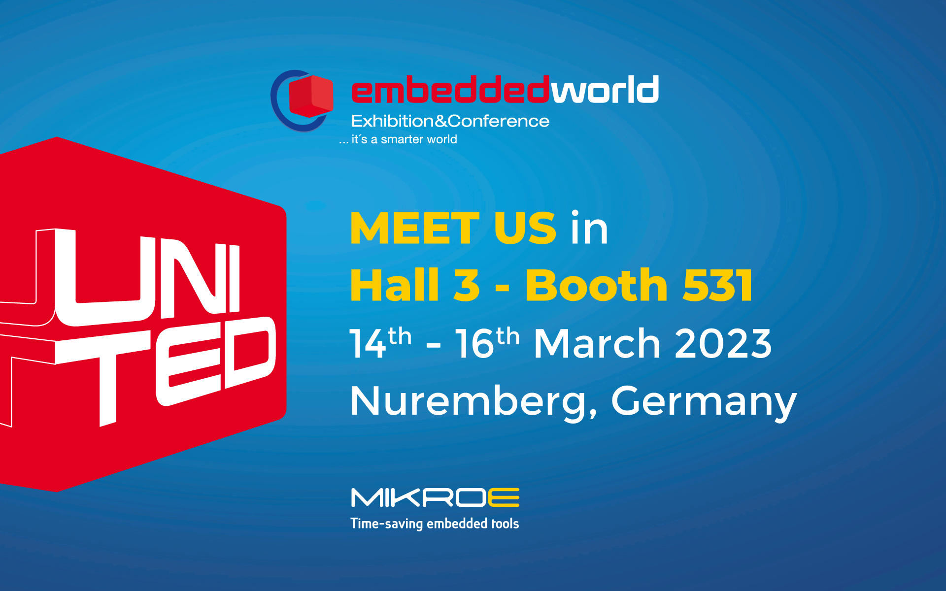 Meet us at embedded world 2023! - MIKROE