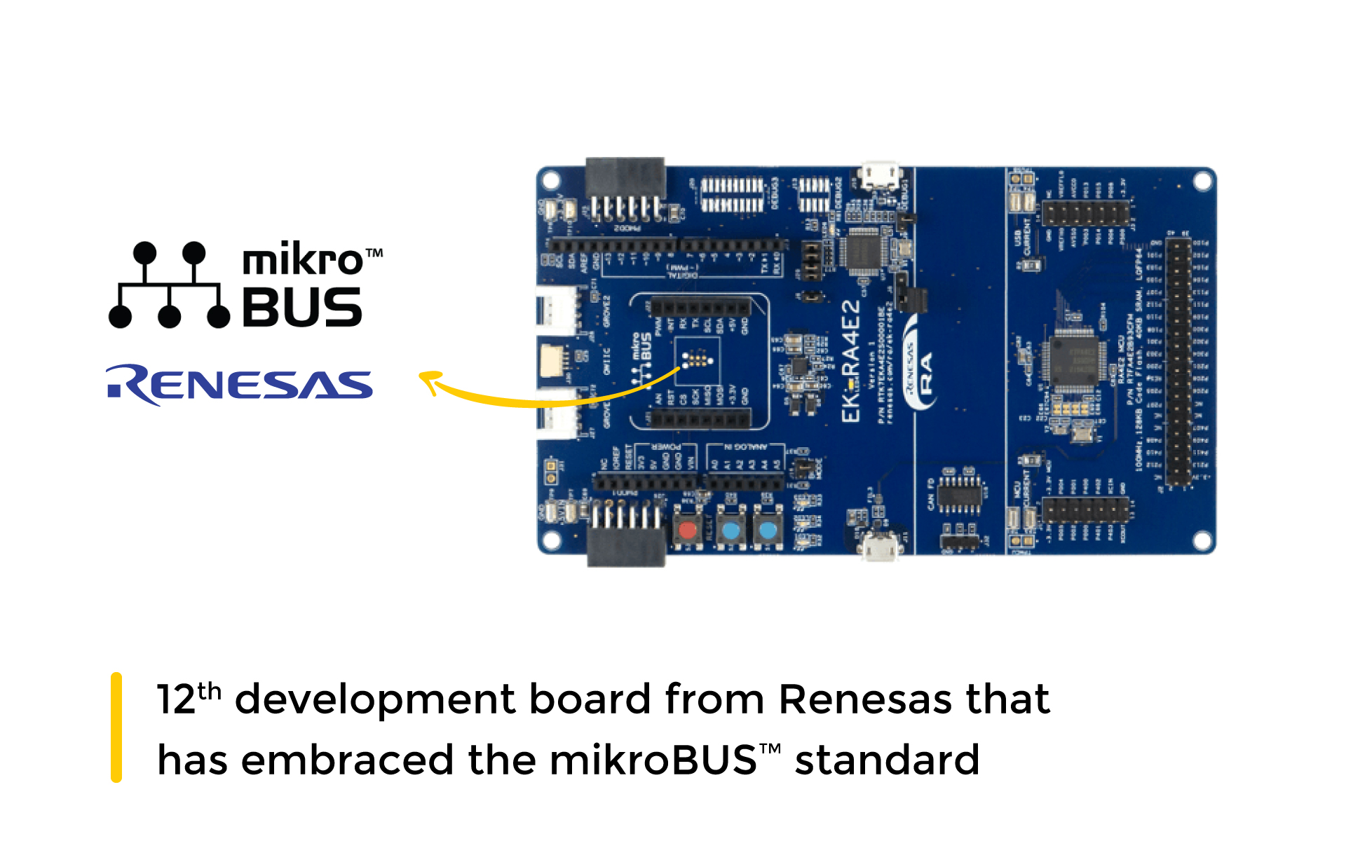 460th board with mikroBUS™ socket - MIKROE