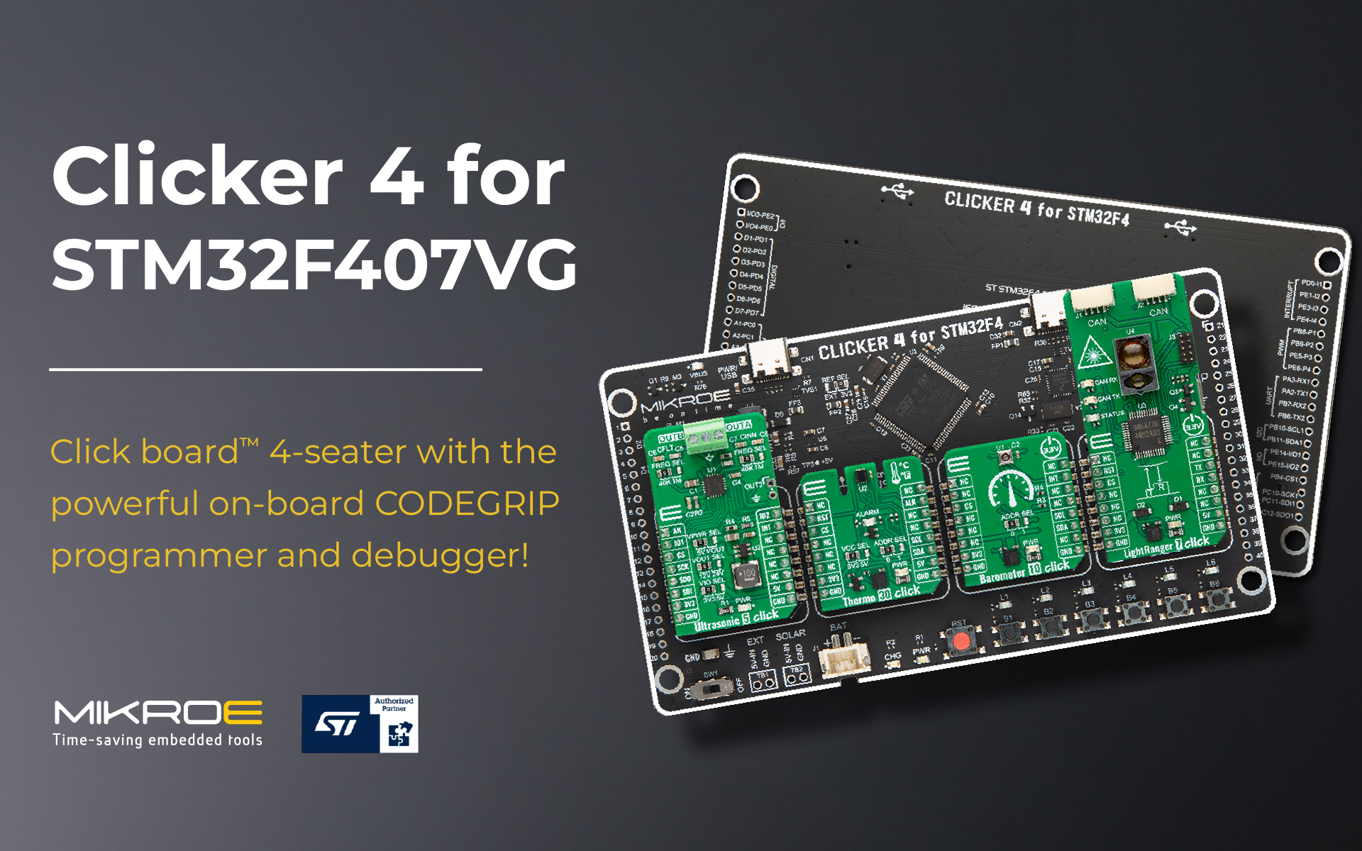 CLICKER 4 for STM32F4 | Blog