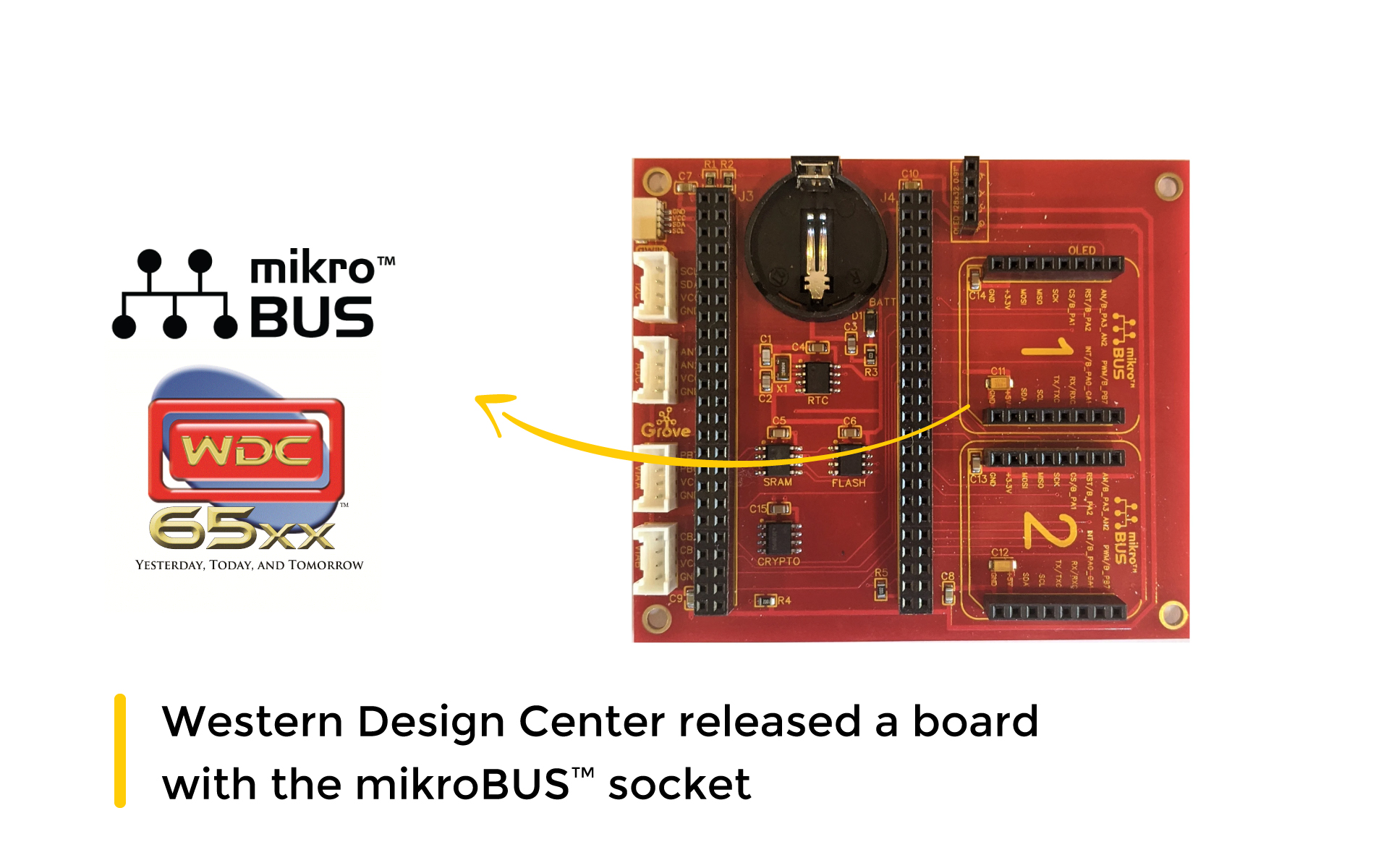 467th board with mikroBUS standard