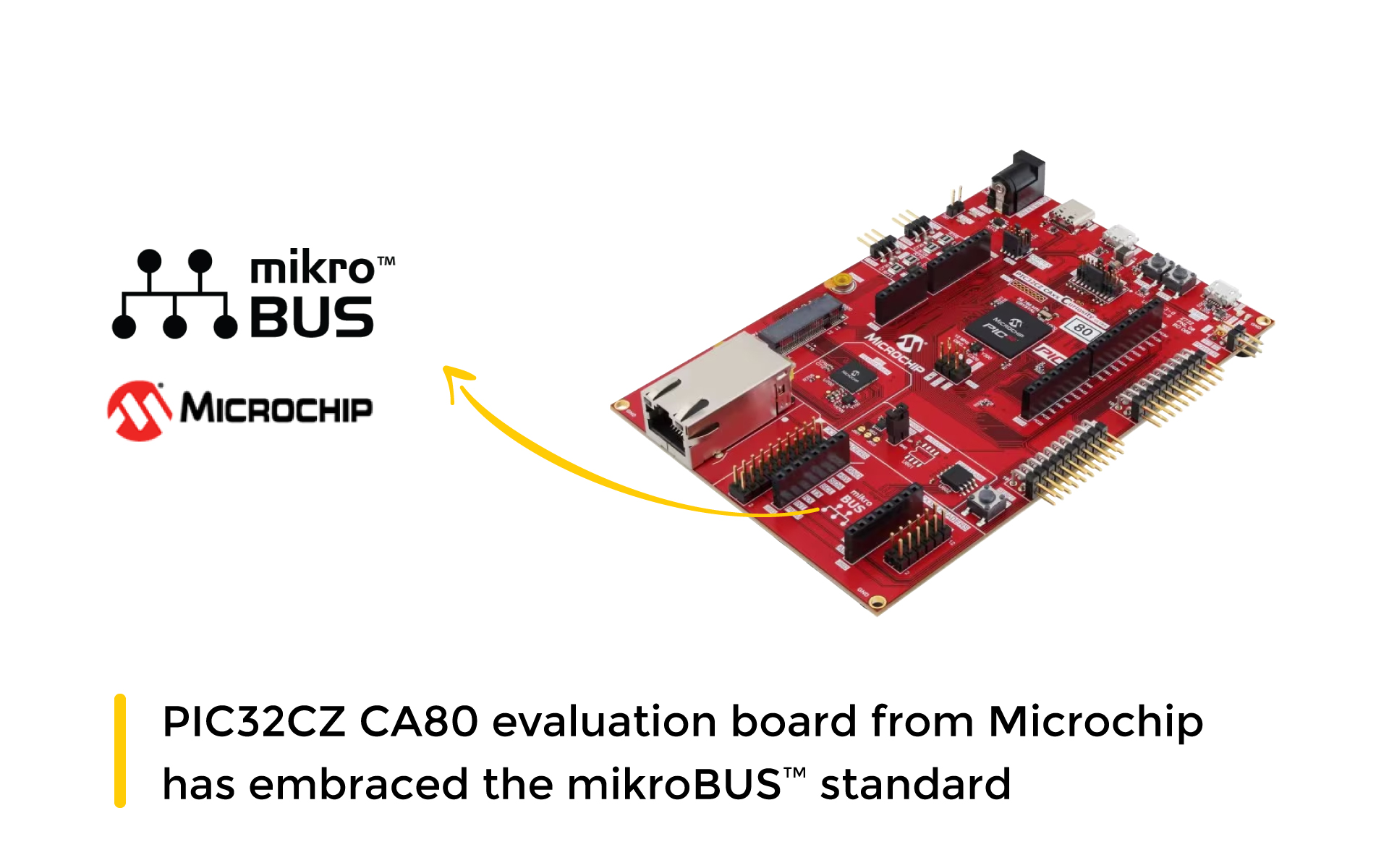 One more board from Microchip has embraced the mikroBUS standard!
