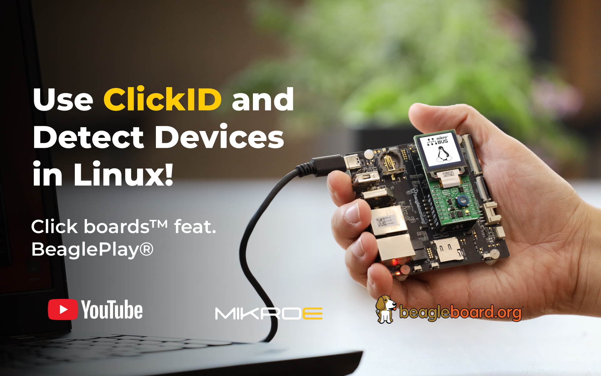 Detect A Device in Linux via ClickID | feat. BeaglePlay - MIKROE