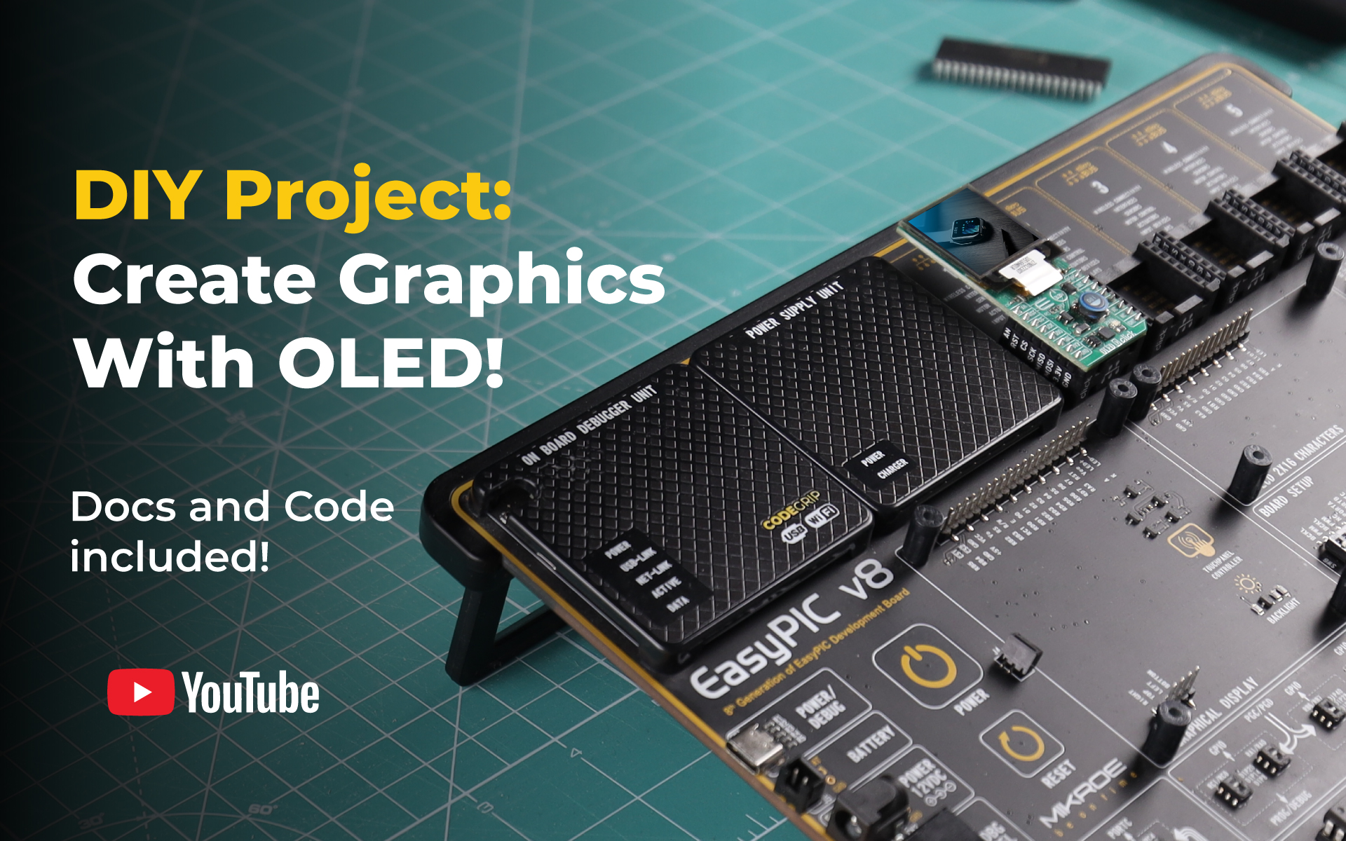 Create Graphics With OLED! | DIY Embedded Prototype - MIKROE