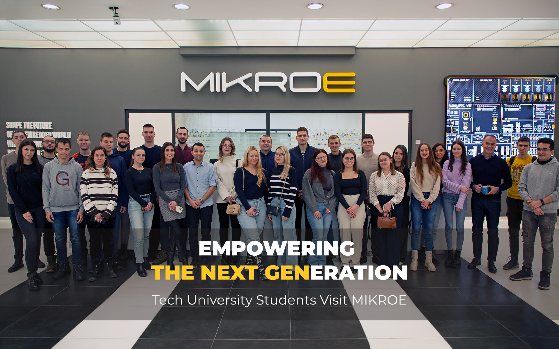From Theory to Practice: Tech Students visit MIKROE - MIKROE