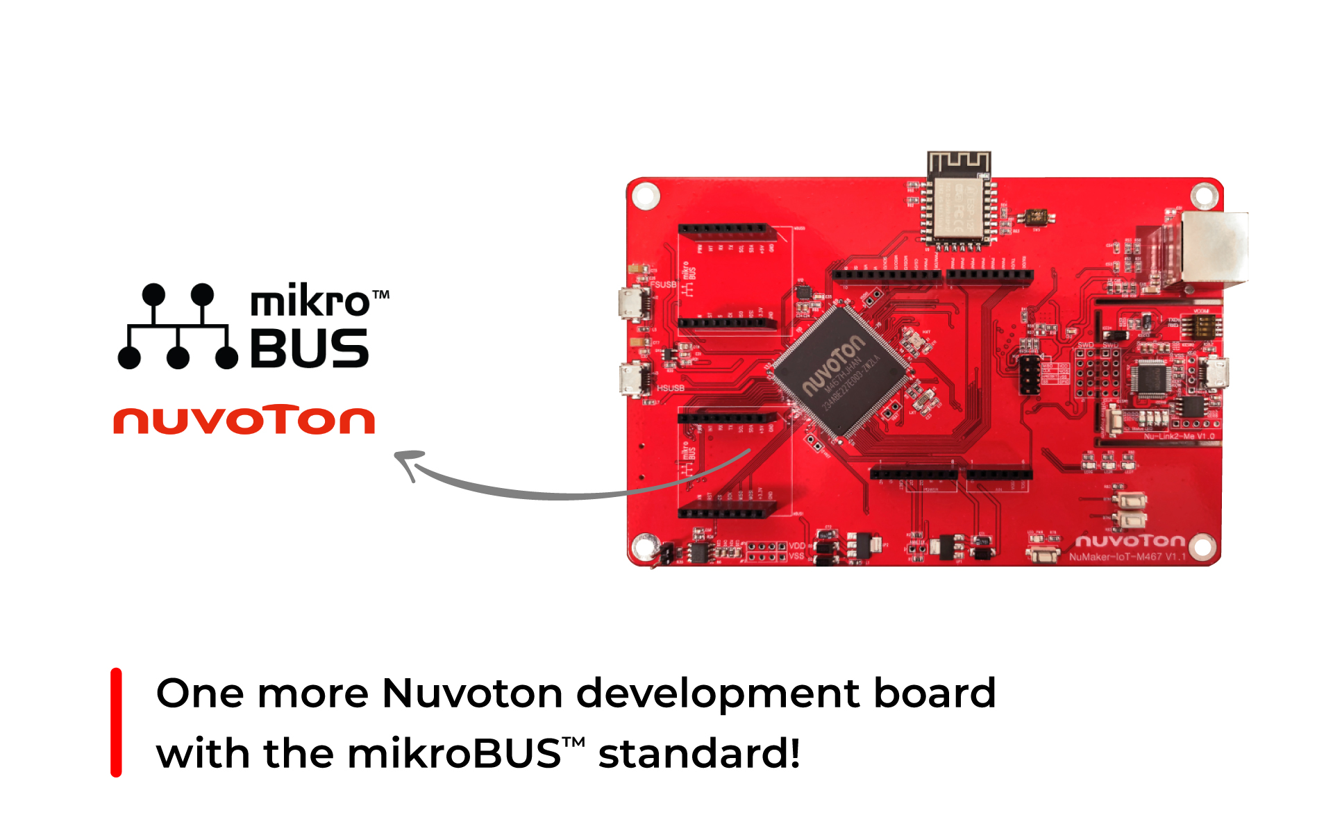 4th board from Nuvoton with mikroBUS