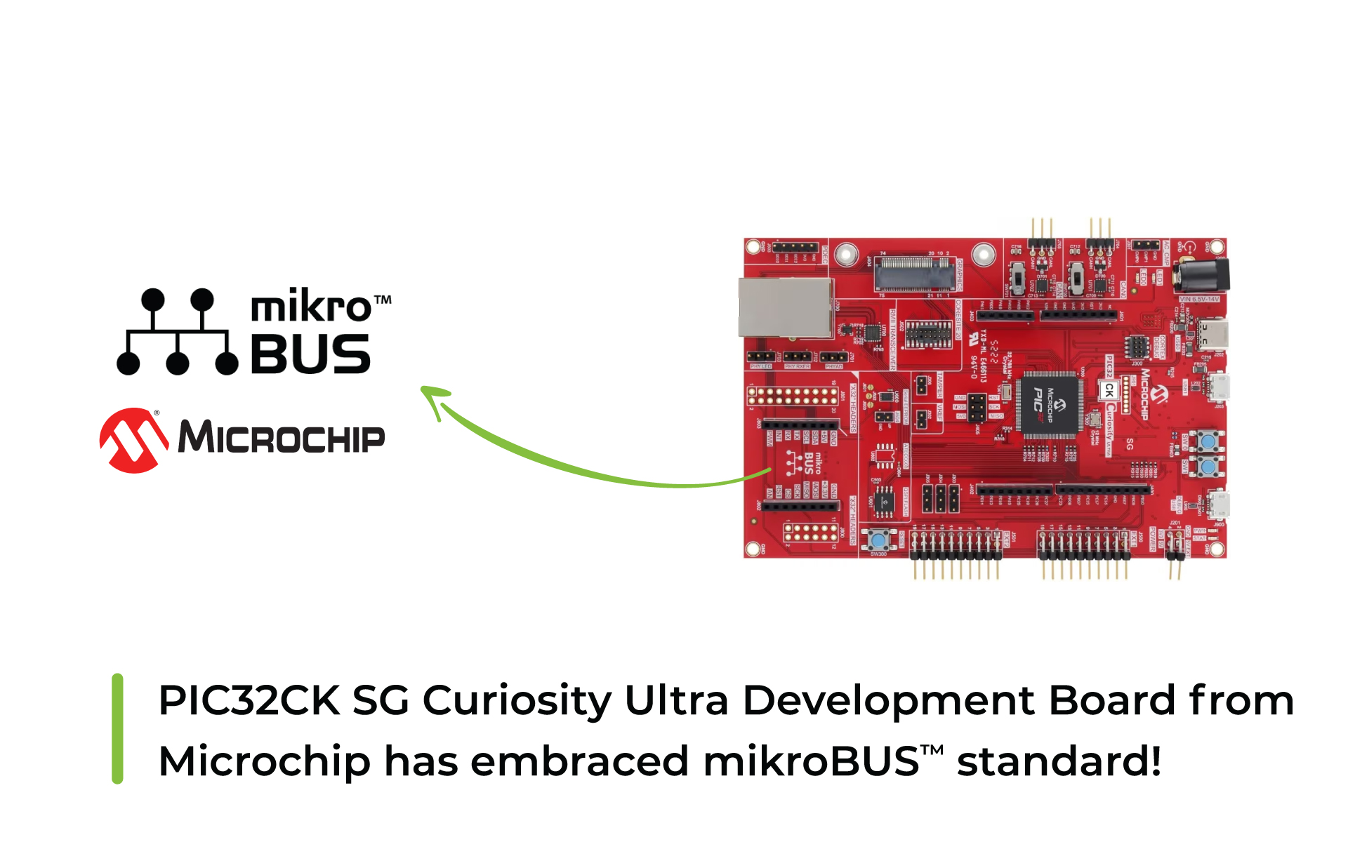 One more board from Microchip with mikroBUS standard