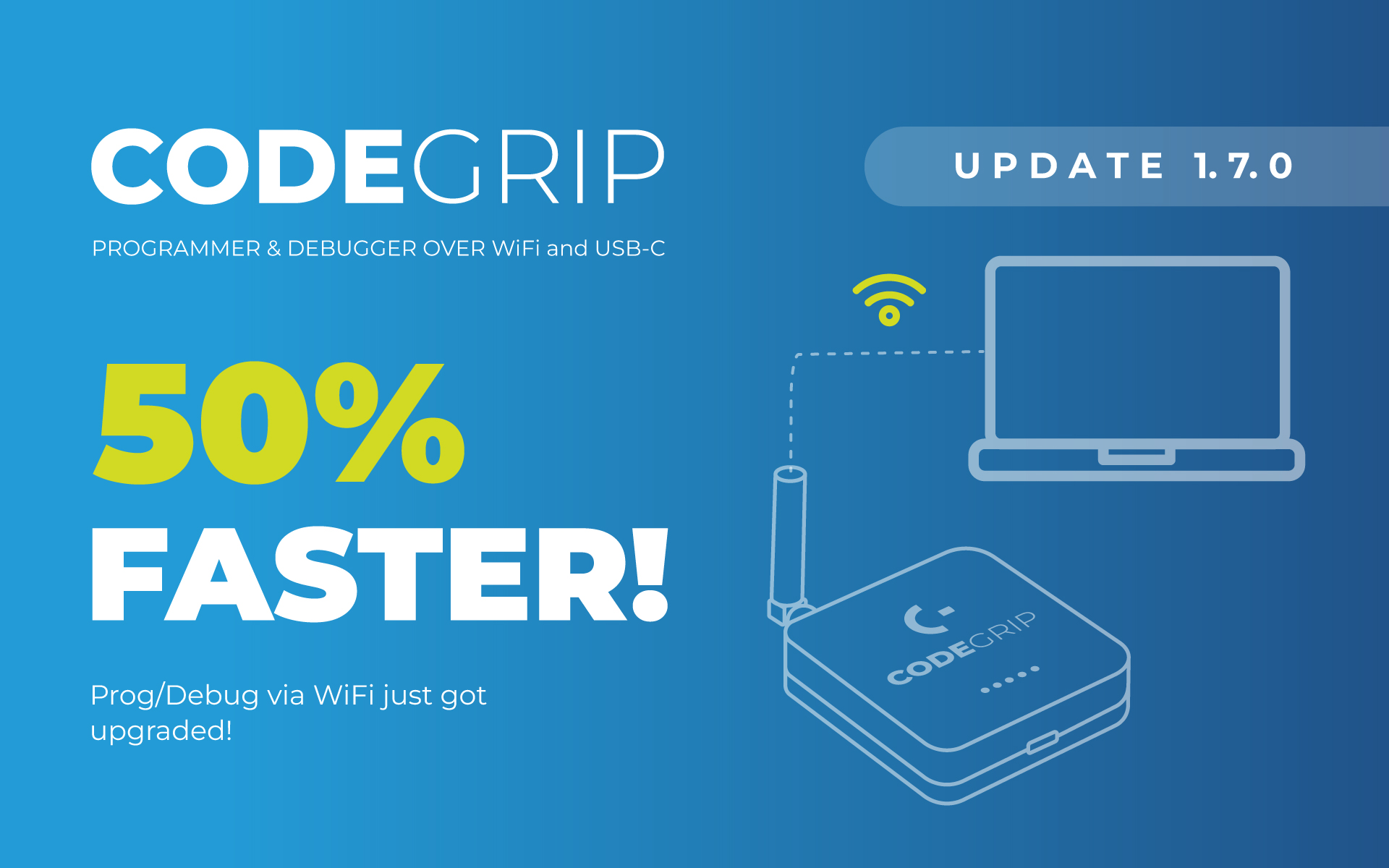 CODEGRIP just got 50% Faster
